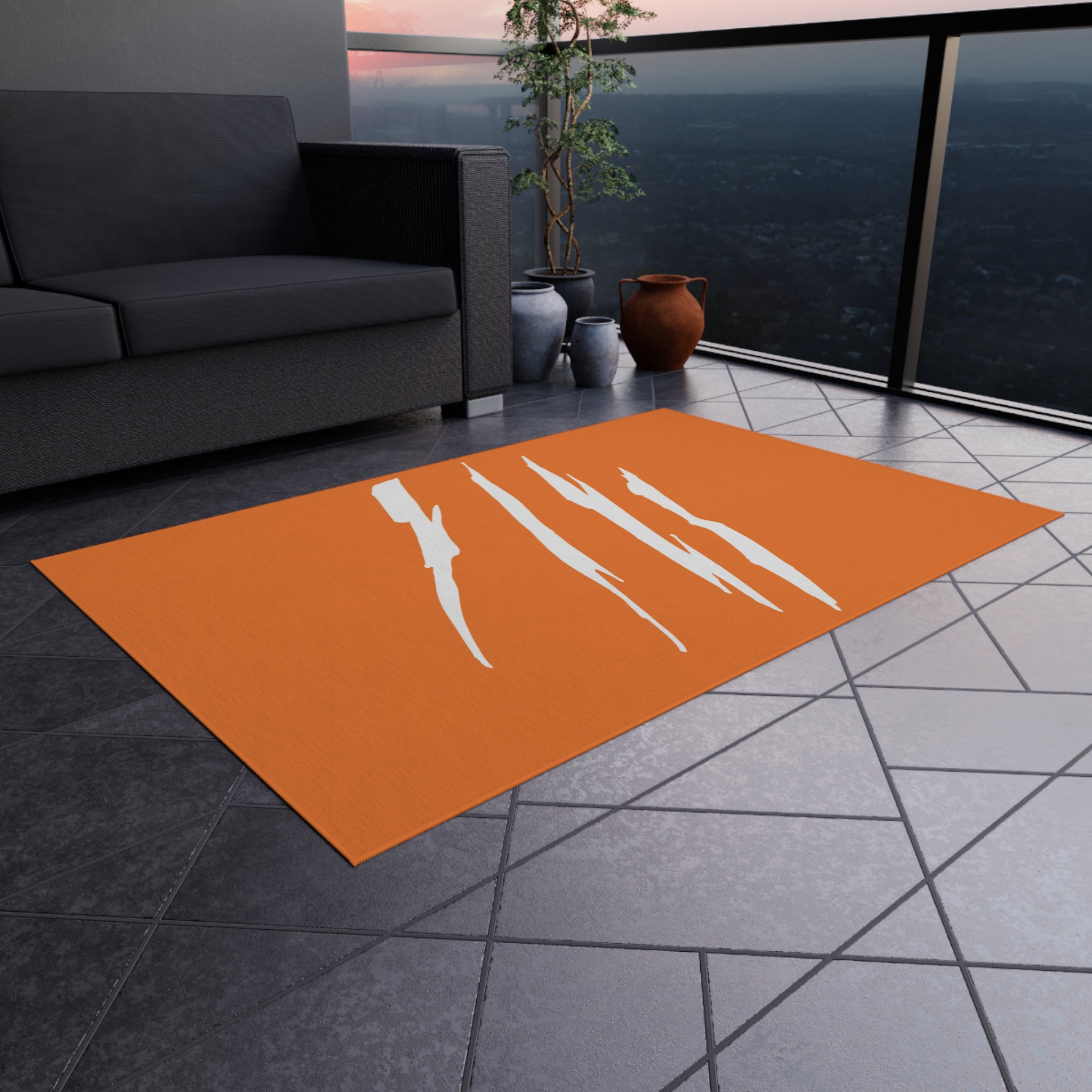 Effete Feline Claw Marks Scratch Outdoor Rug - Walmart.com