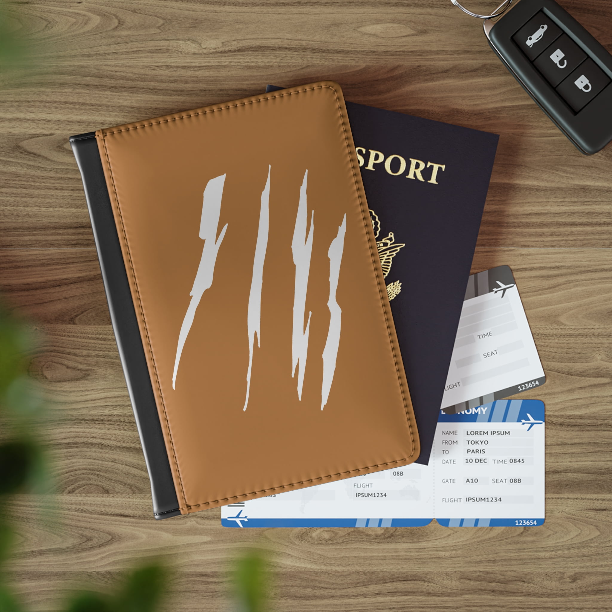 Effete Feline Claw Marks Scratch Passport Cover - Walmart.com