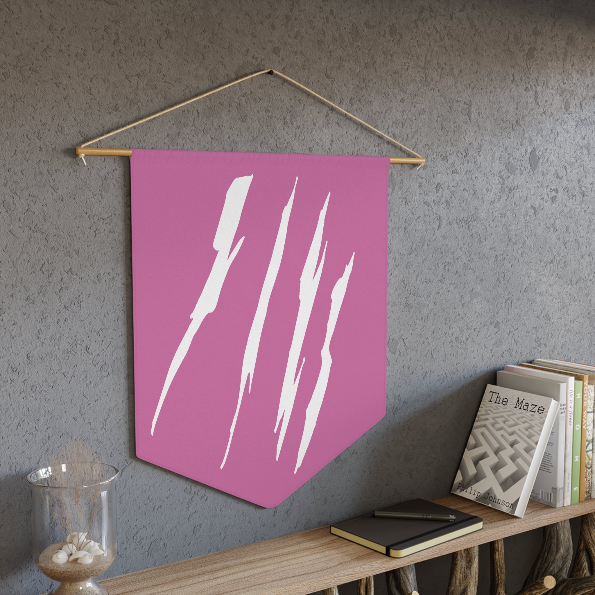 Effete Feline Claw Marks Scratch Pennant - Walmart.com