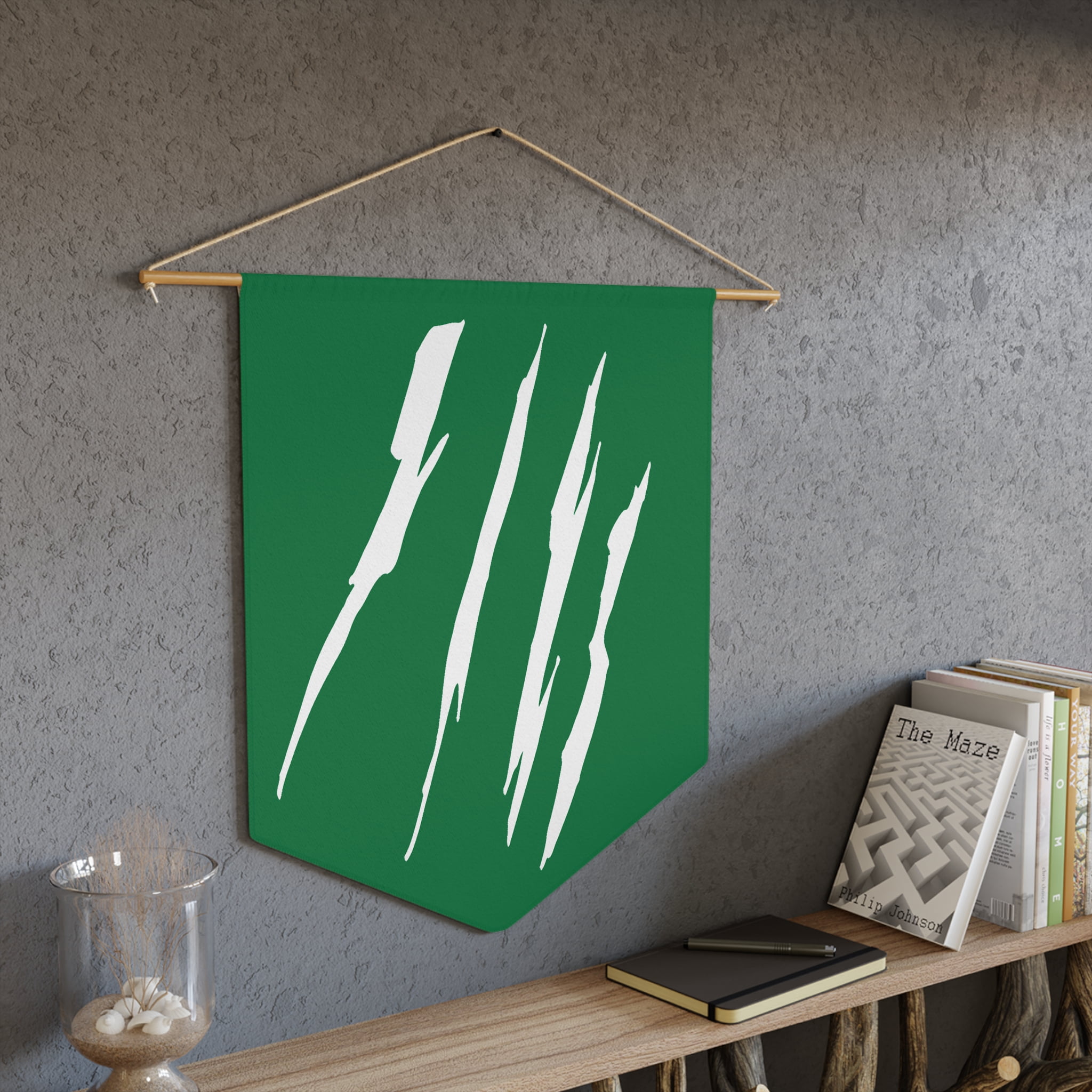 Effete Feline Claw Marks Scratch Pennant - Walmart.com