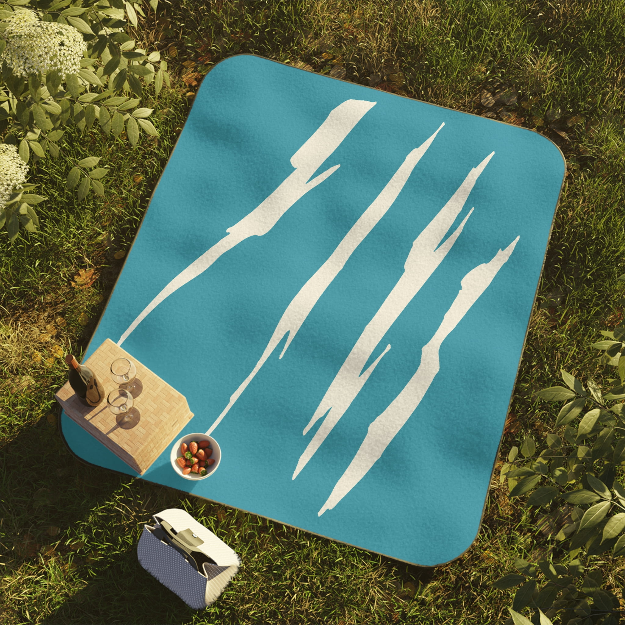Effete Feline Claw Marks Scratch Picnic Blanket - Walmart.com