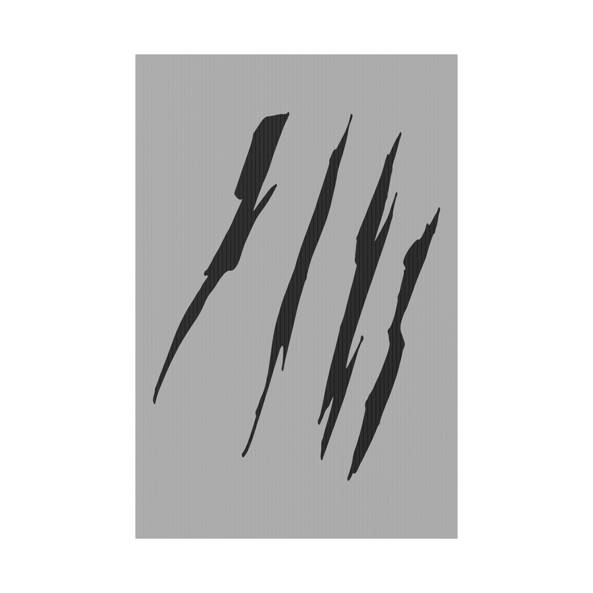 Effete Feline Claw Marks Scratch Plastic Lawn Yard Sign - Walmart.com