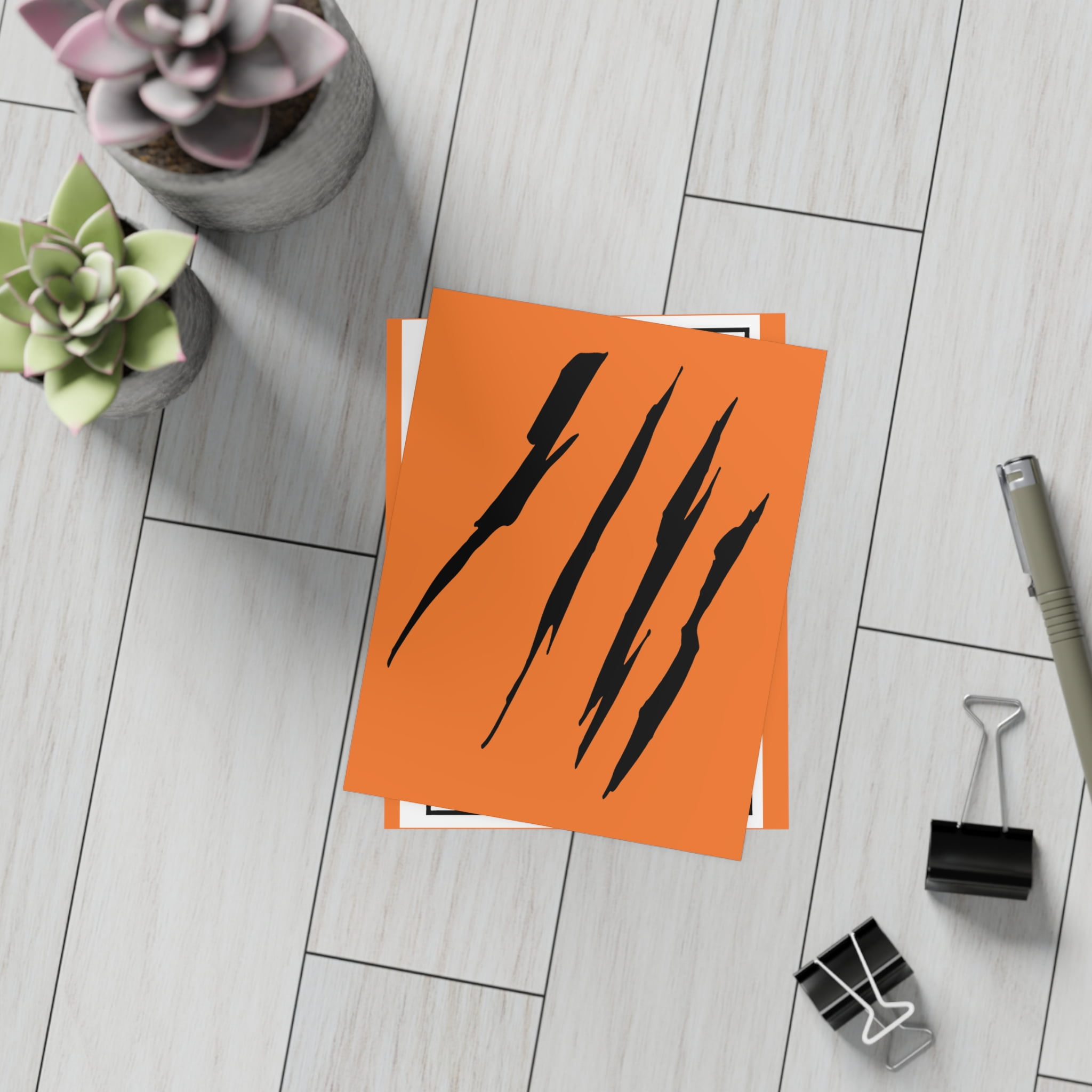 Effete Feline Claw Marks Scratch Postcard Bundles (envelopes not ...