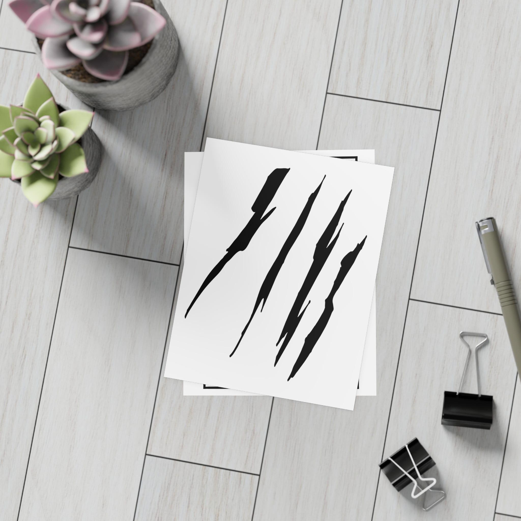 Effete Feline Claw Marks Scratch Postcard Bundles (envelopes not included) - Walmart.com