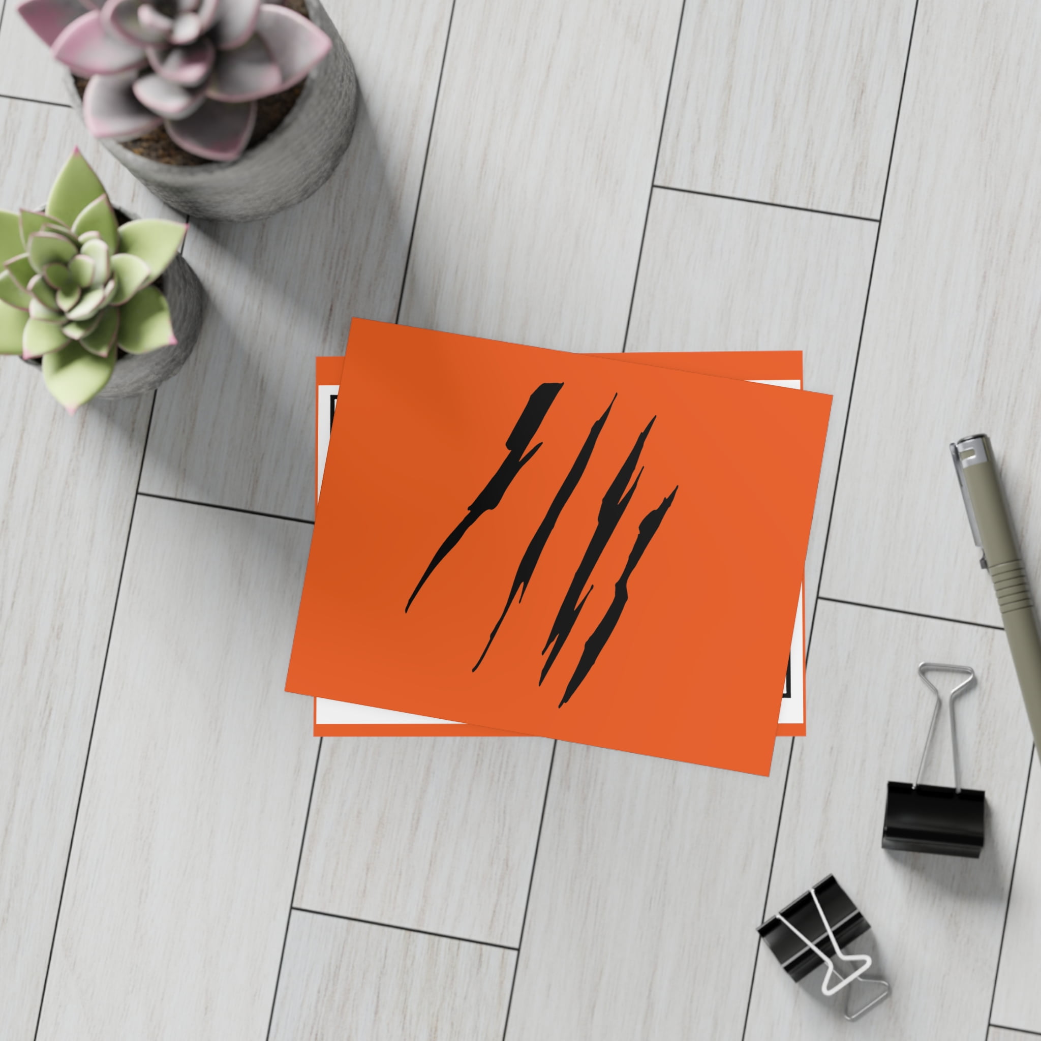 Effete Feline Claw Marks Scratch Postcard Bundles (envelopes not ...