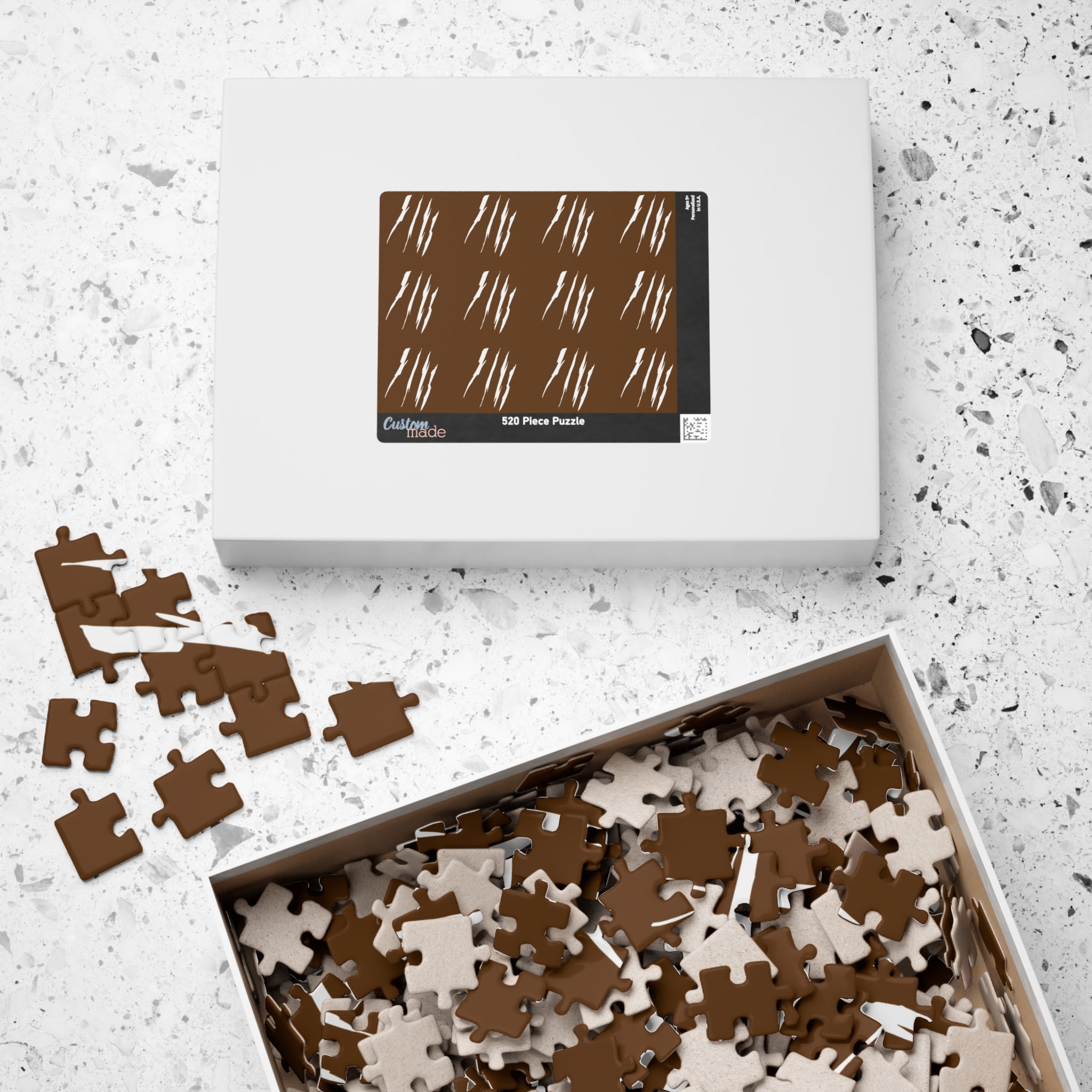 Effete Feline Claw Marks Scratch Puzzle (110, 252, 520, 1014pcs ...