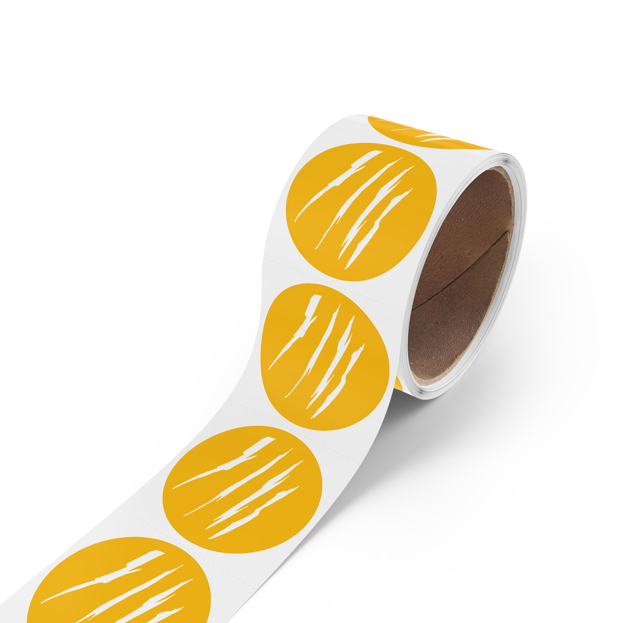 Effete Feline Claw Marks Scratch Round Sticker Label Rolls - Walmart.com