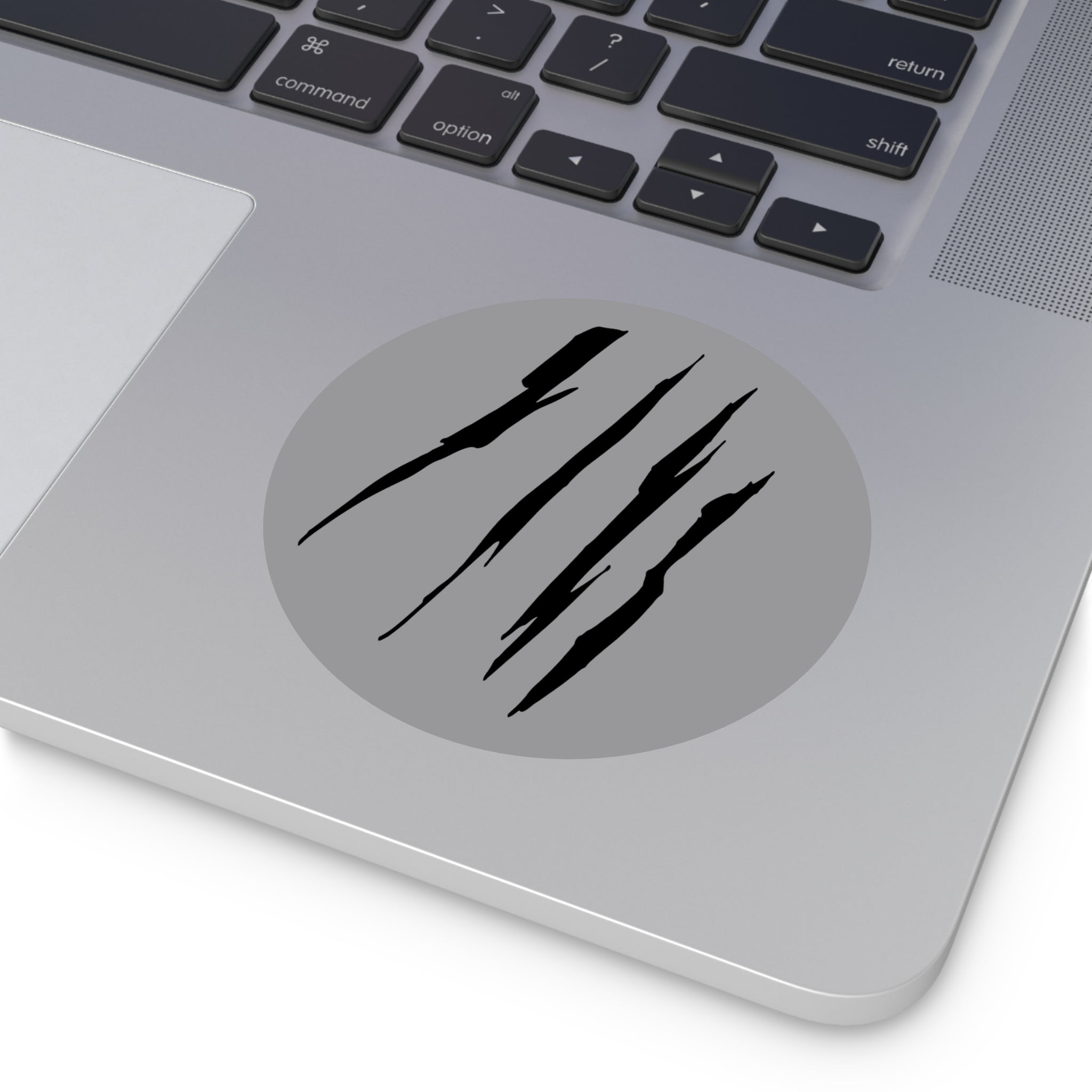Effete Feline Claw Marks Scratch Round Vinyl Stickers - Walmart.com