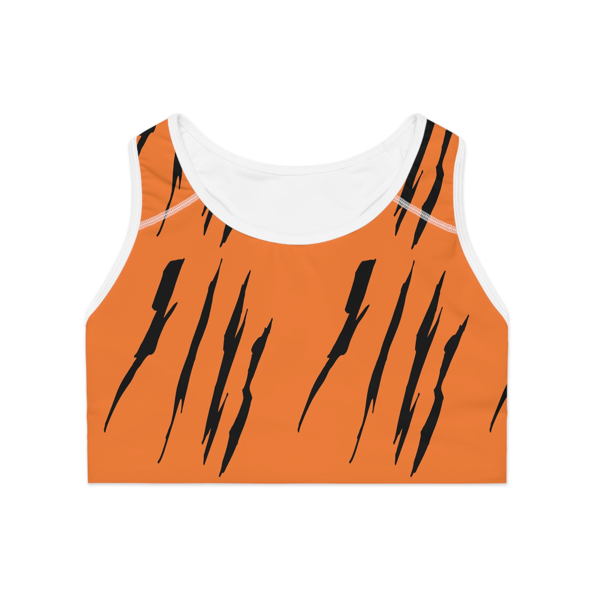 Effete Feline Claw Marks Scratch Sports Bra (AOP) - Walmart.com