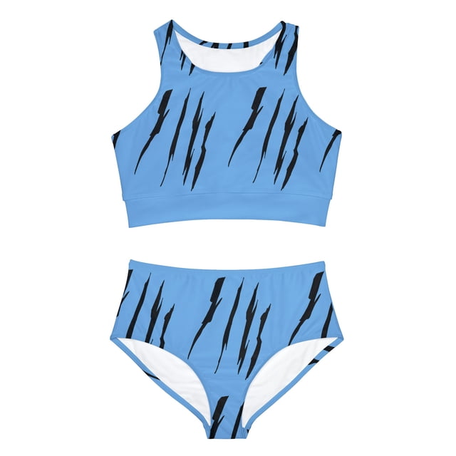 Effete Feline Claw Marks Scratch Sporty Bikini Set (AOP) - Walmart ...