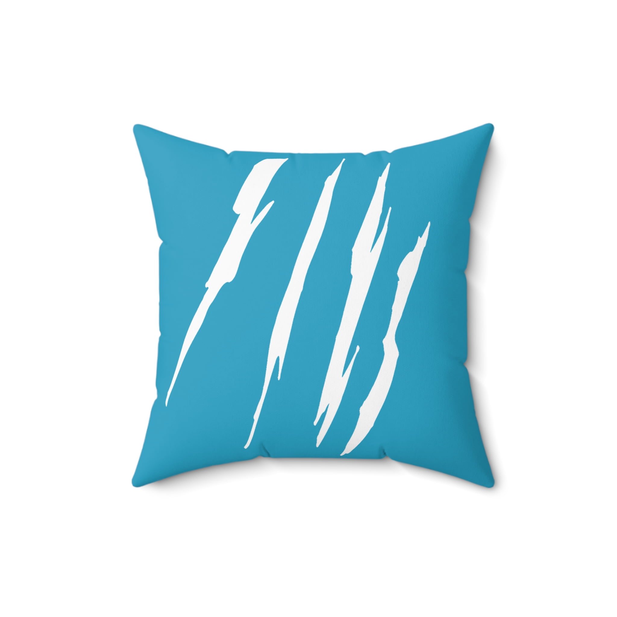 Effete Feline Claw Marks Scratch Spun Polyester Square Pillow - Walmart.com