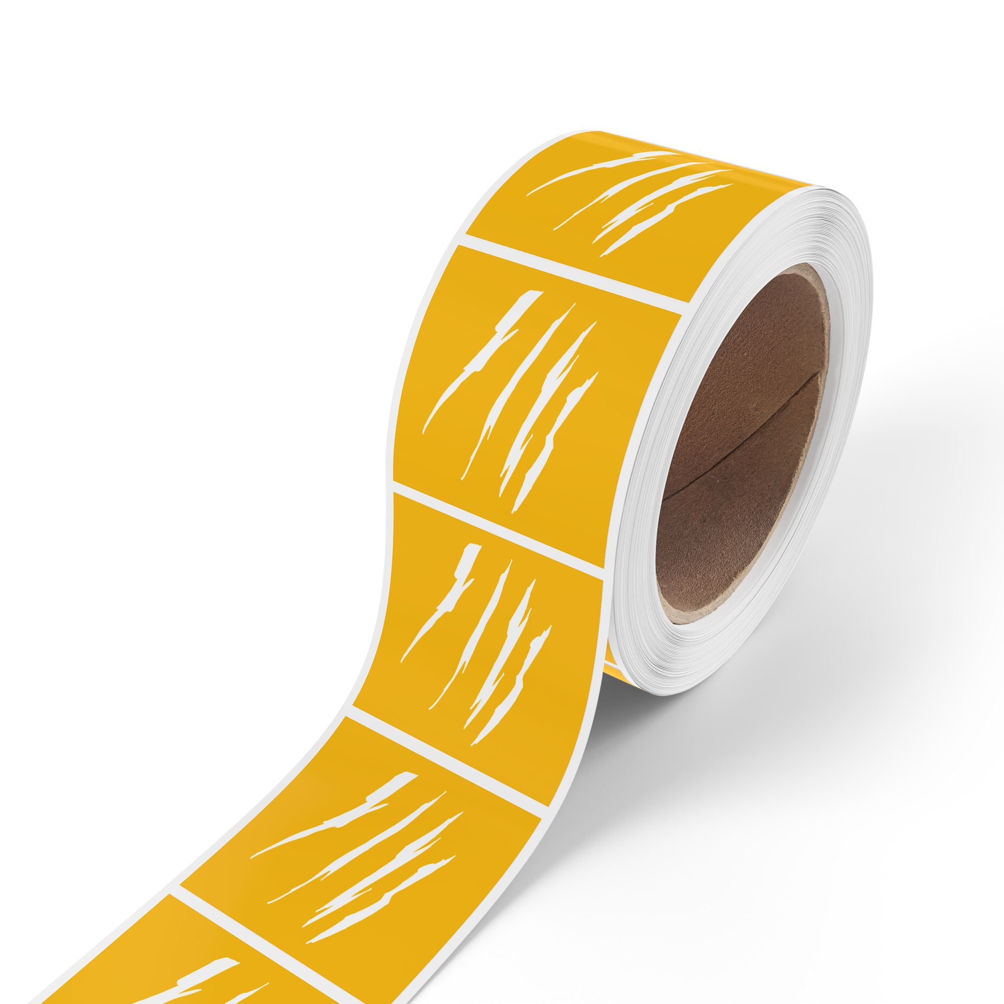 Effete Feline Claw Marks Scratch Square Sticker Label Rolls - Walmart.com