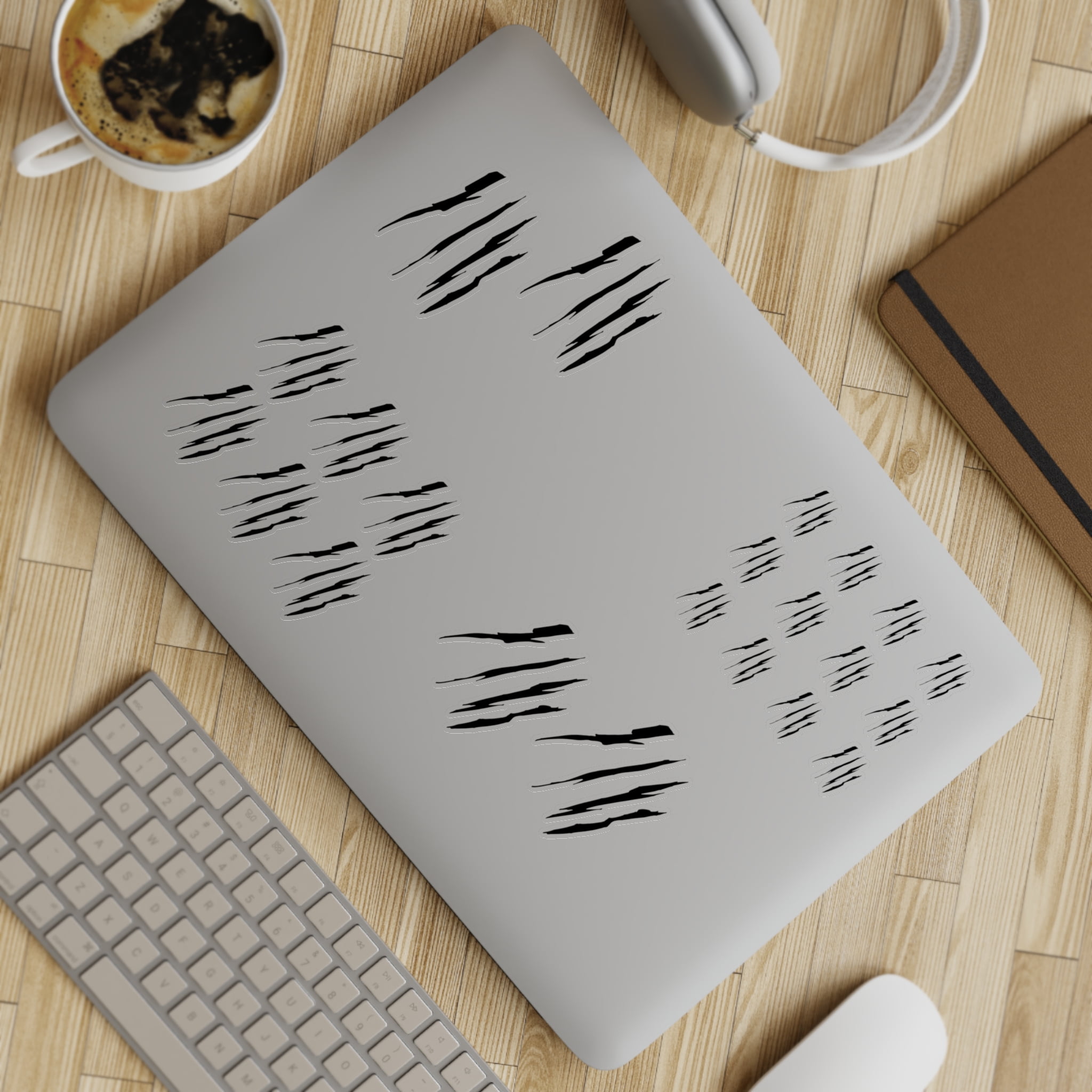 Effete Feline Claw Marks Scratch Sticker Sheet Bundle, 5pcs - Walmart.com