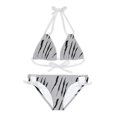 Effete Feline Claw Marks Scratch Strappy Bikini Set (AOP) - Walmart.com