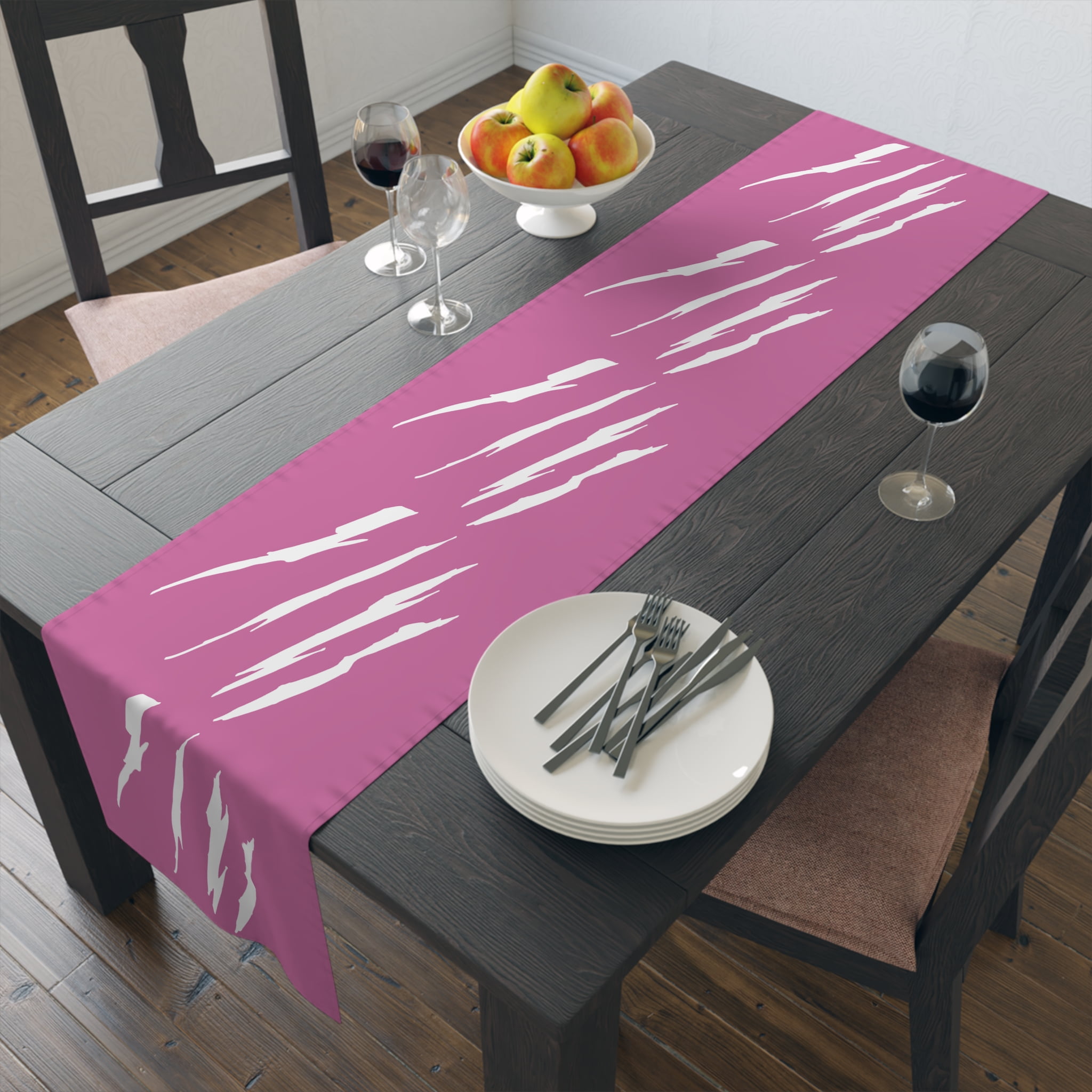 Effete Feline Claw Marks Scratch Table Runner (Cotton, Poly) - Walmart.com