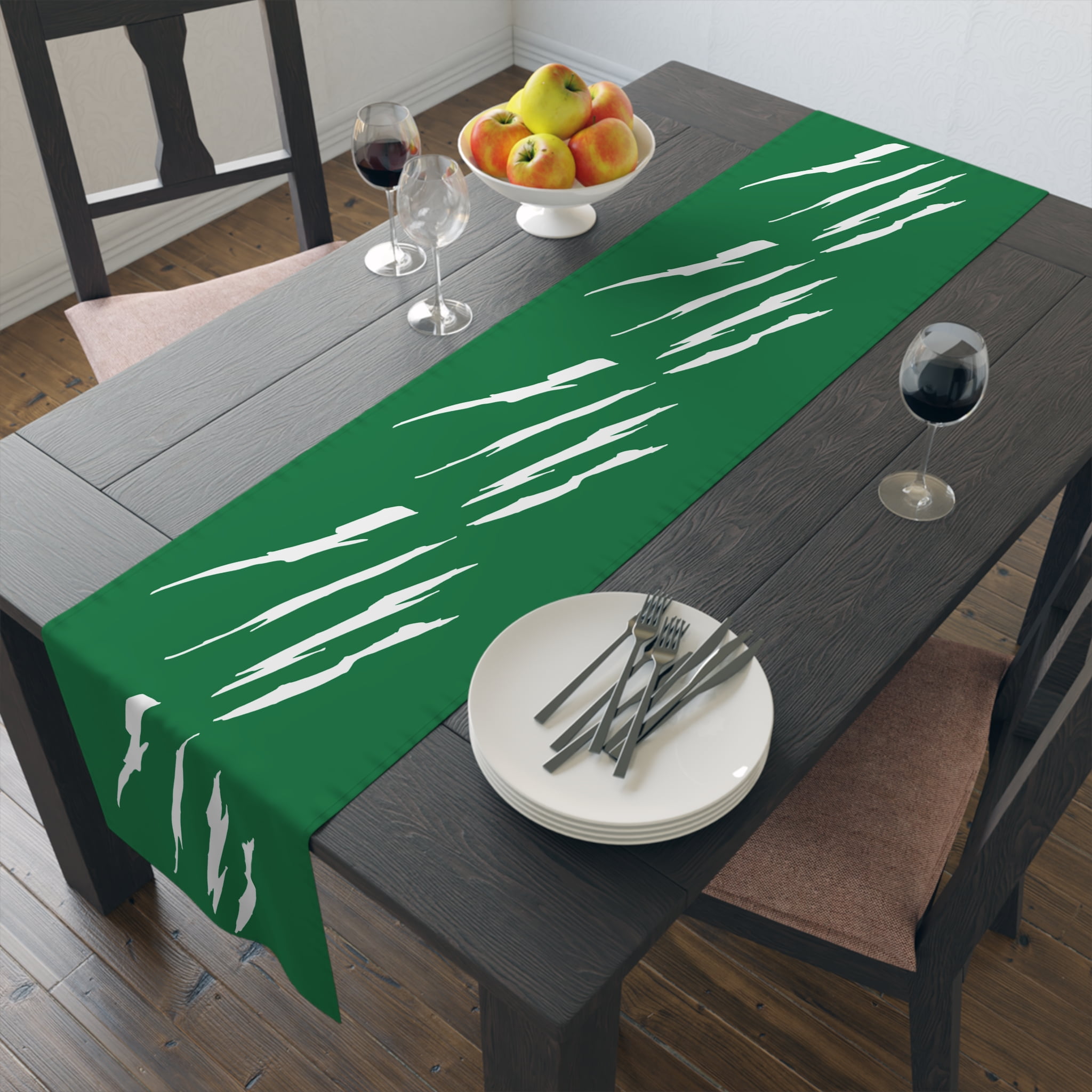Effete Feline Claw Marks Scratch Table Runner (Cotton, Poly) - Walmart.com
