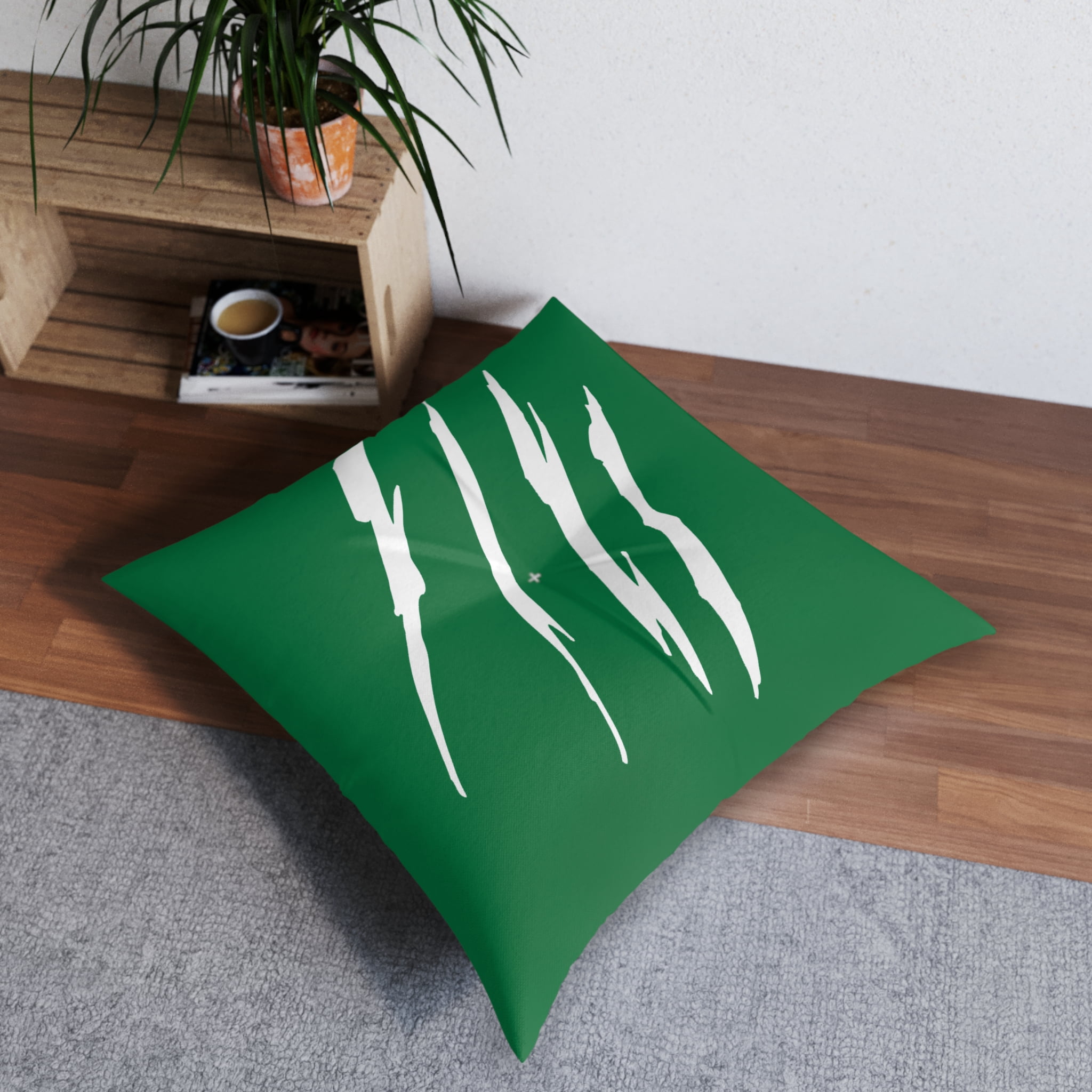 Effete Feline Claw Marks Scratch Tufted Floor Pillow, Square - Walmart.com