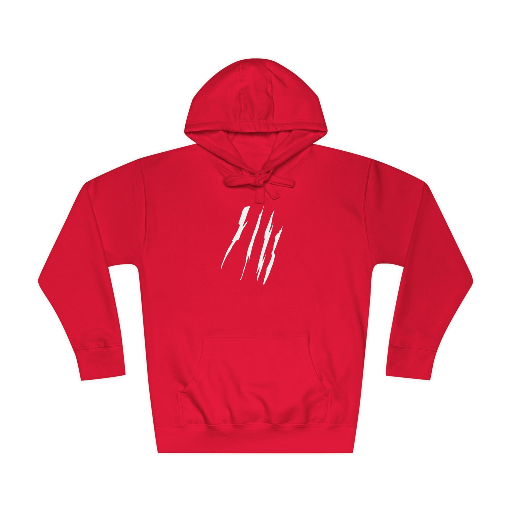 Effete Feline Claw Marks Scratch Unisex Fleece Hoodie - Walmart.com