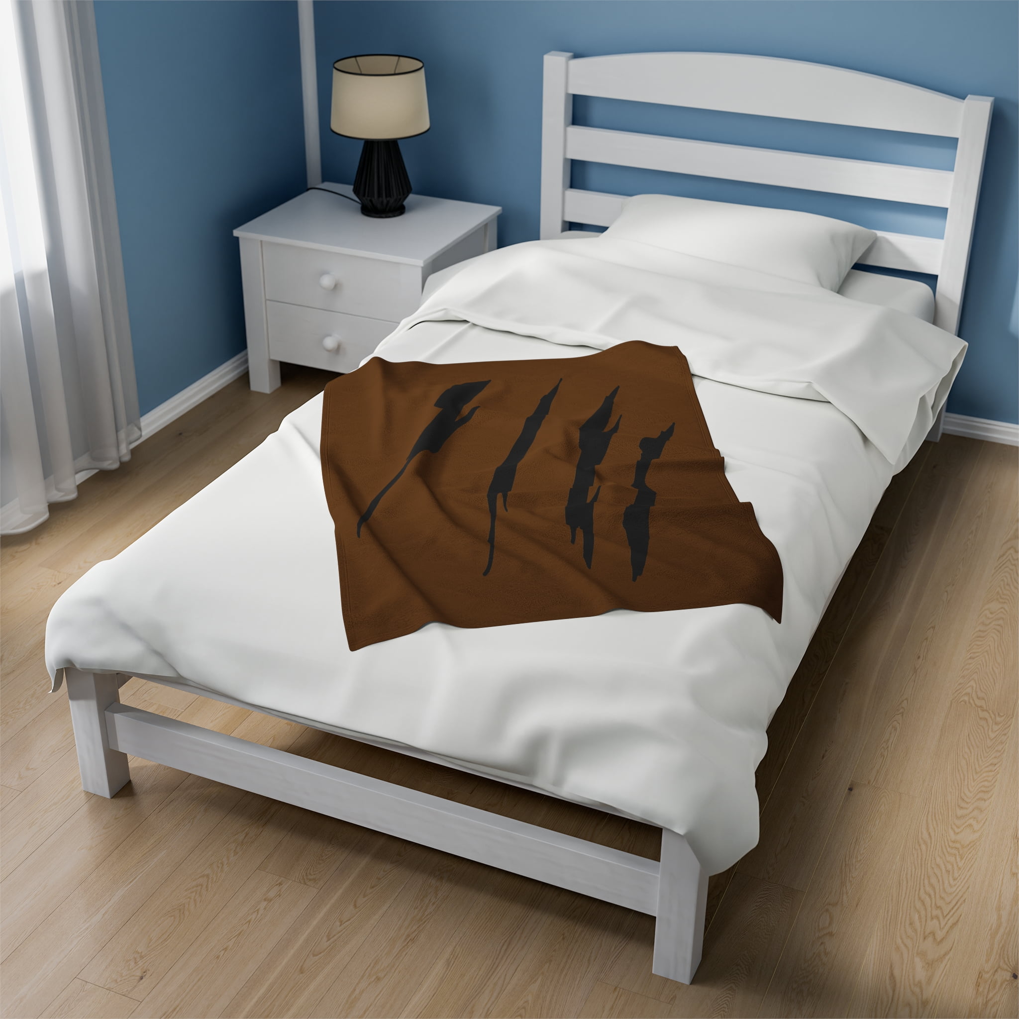 Effete Feline Claw Marks Scratch Velveteen Plush Blanket - Walmart.com