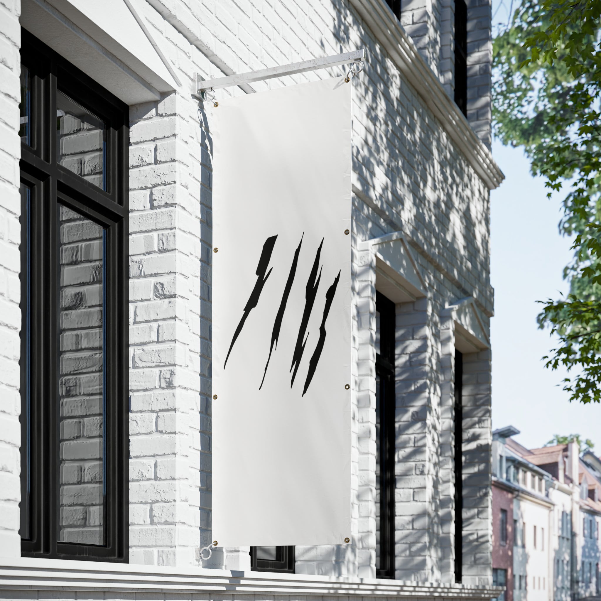 Effete Feline Claw Marks Scratch Vinyl Banners - Walmart.com