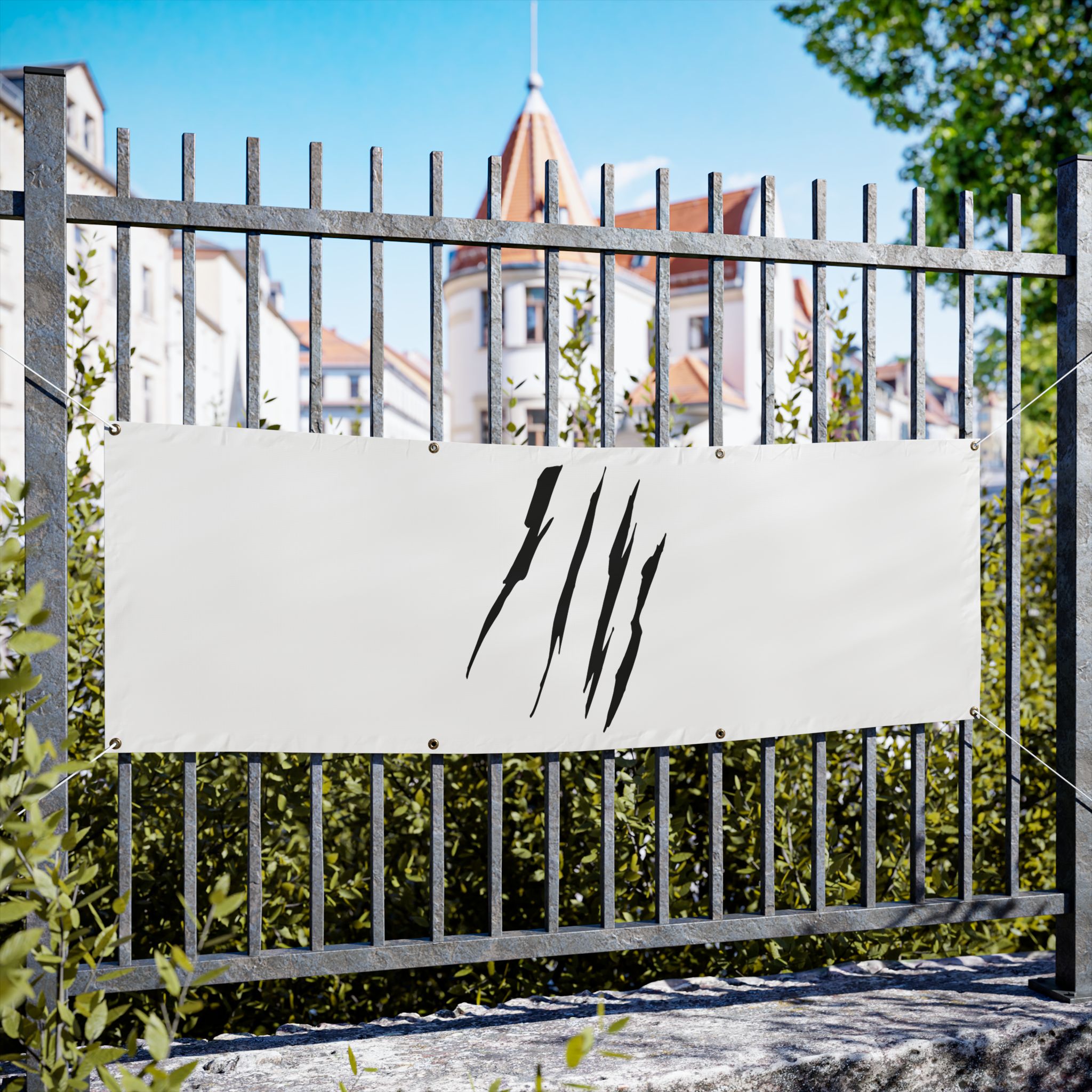 Effete Feline Claw Marks Scratch Vinyl Banners - Walmart.com