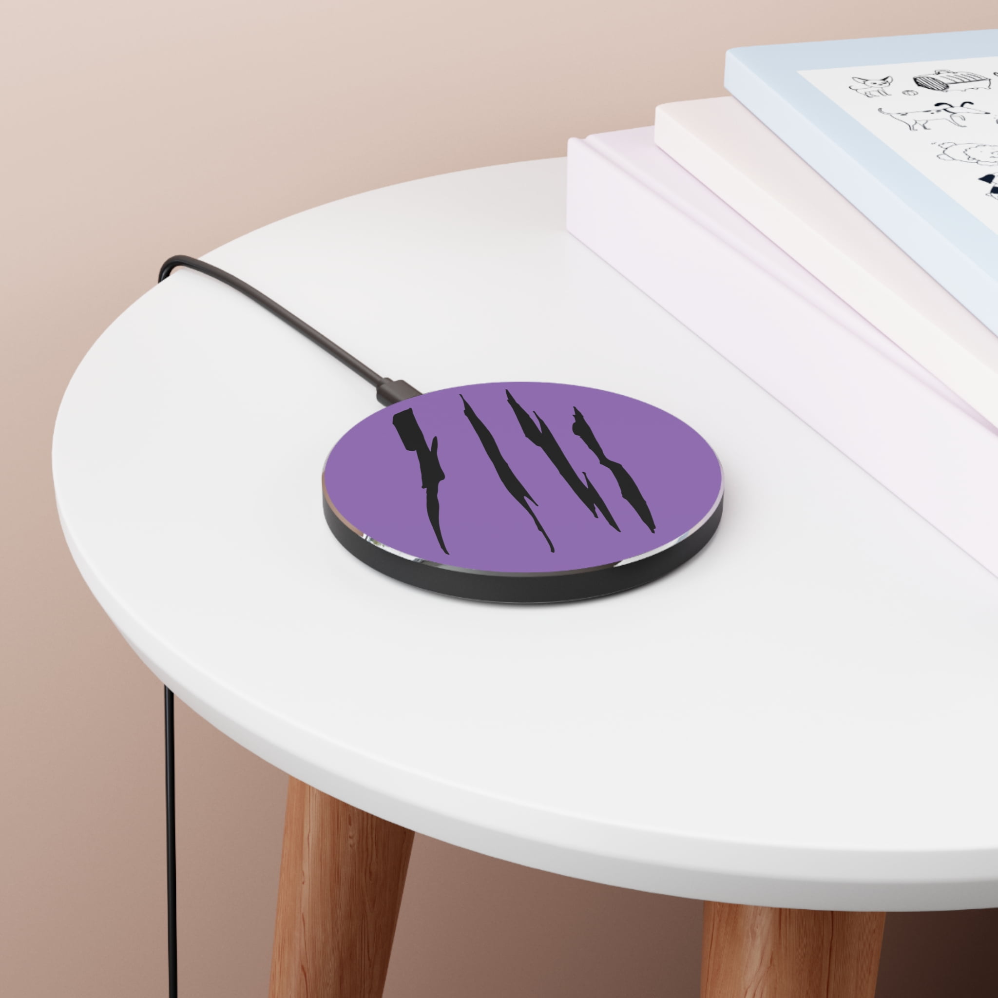 Effete Feline Claw Marks Scratch Wireless Charger - Walmart.com