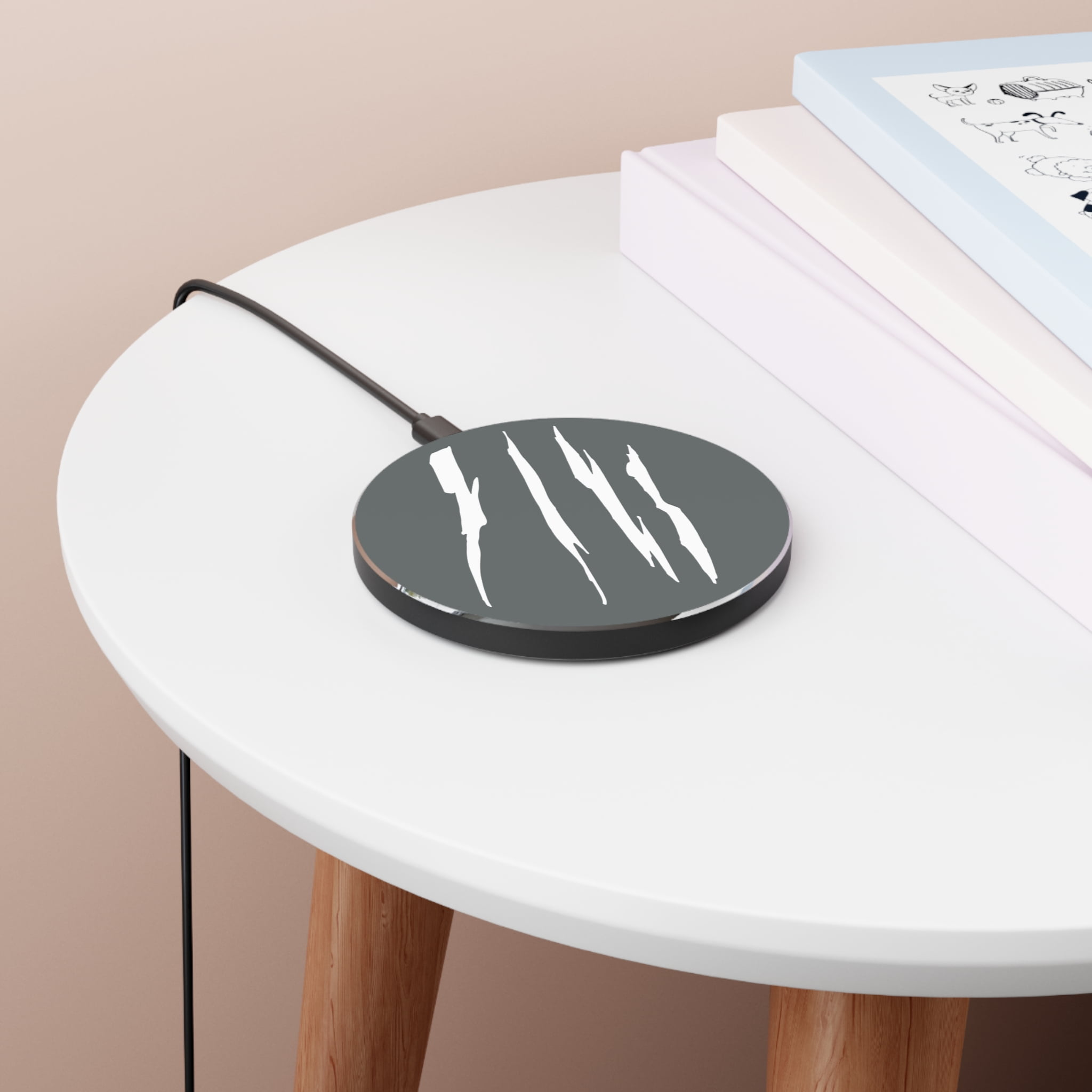 Effete Feline Claw Marks Scratch Wireless Charger - Walmart.com