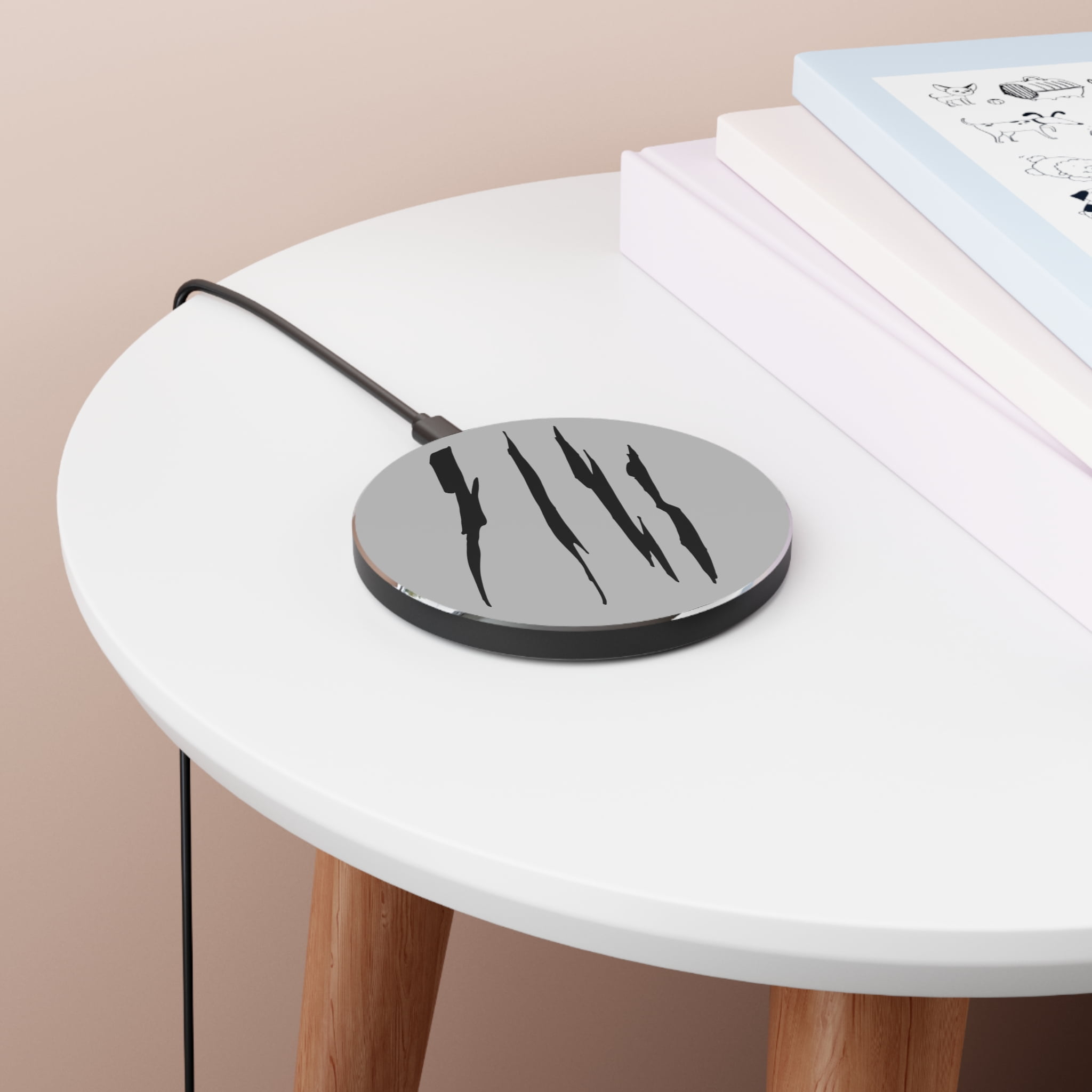 Effete Feline Claw Marks Scratch Wireless Charger - Walmart.com