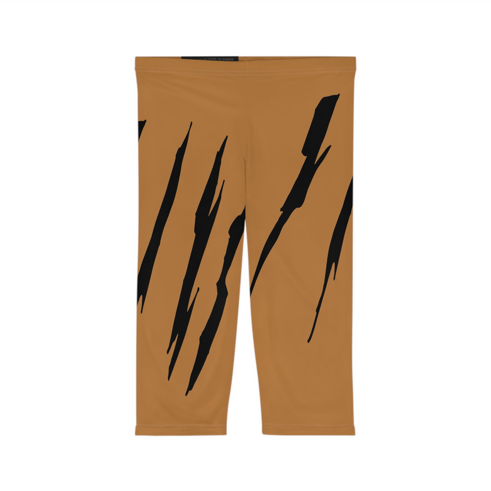 Effete Feline Claw Marks Scratch Women Capri Leggings (AOP) - Walmart.com