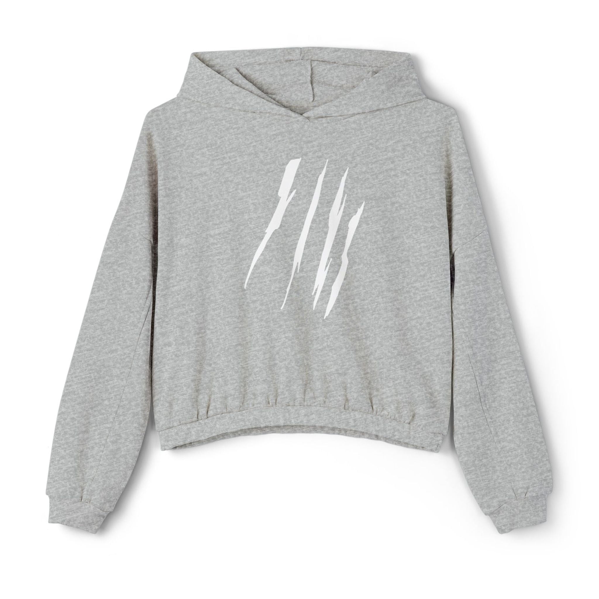 Effete Feline Claw Marks Scratch Women Cinched Bottom Hoodie - Walmart.com