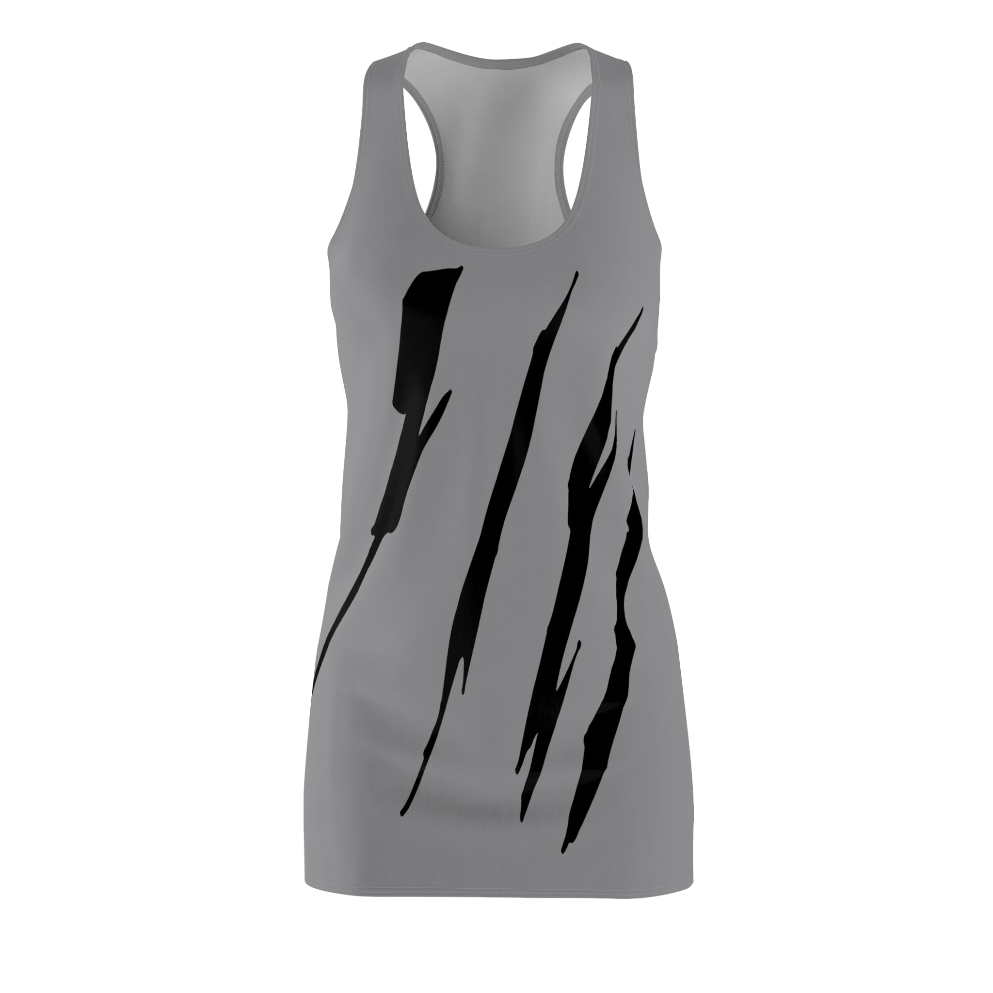Effete Feline Claw Marks Scratch Women Cut & Sew Racerback Dress (AOP ...
