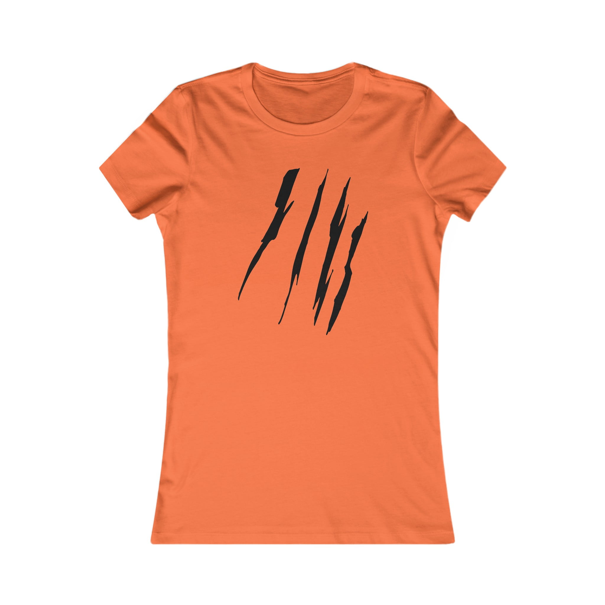 Effete Feline Claw Marks Scratch Women Favorite Tee - Walmart.com