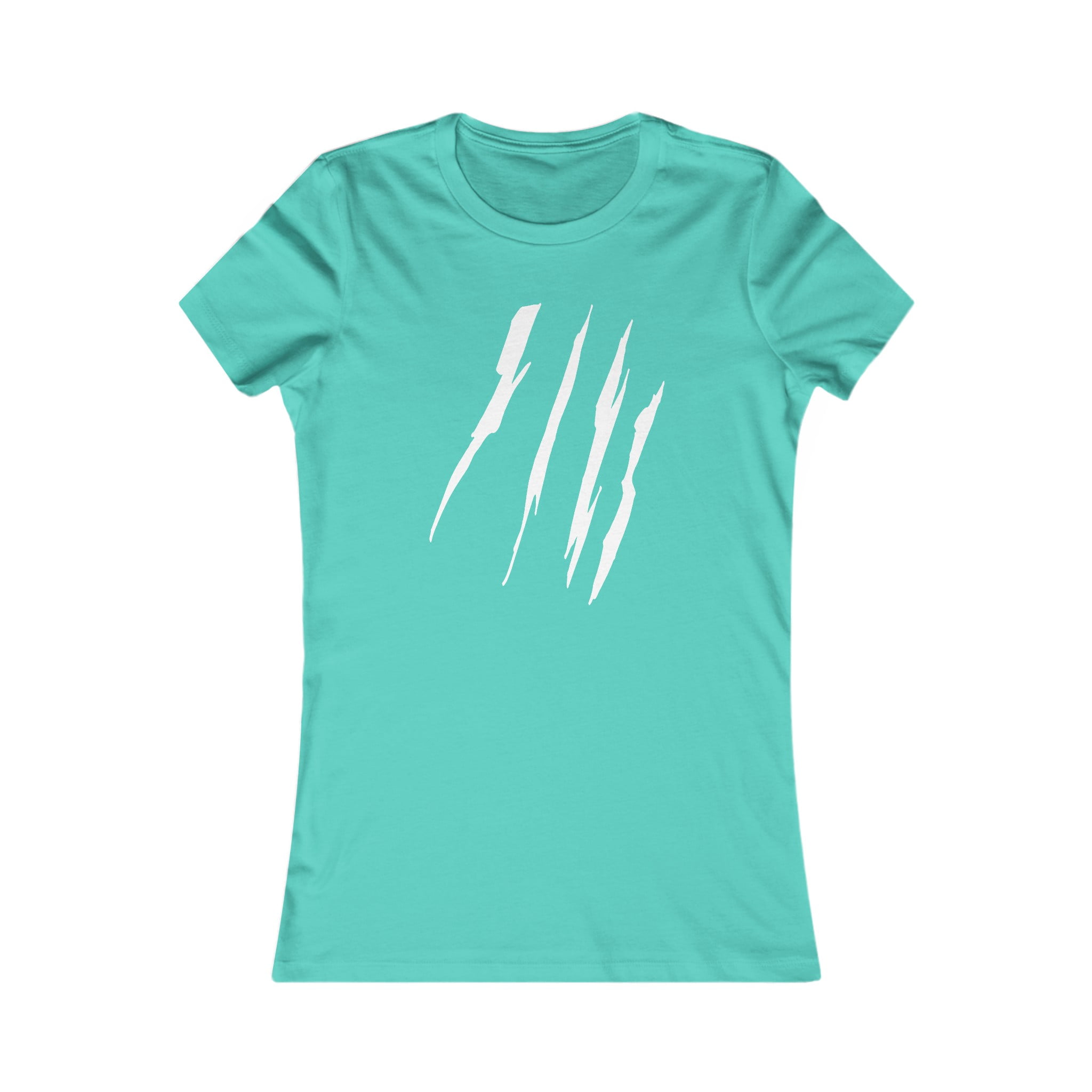 Effete Feline Claw Marks Scratch Women Favorite Tee - Walmart.com
