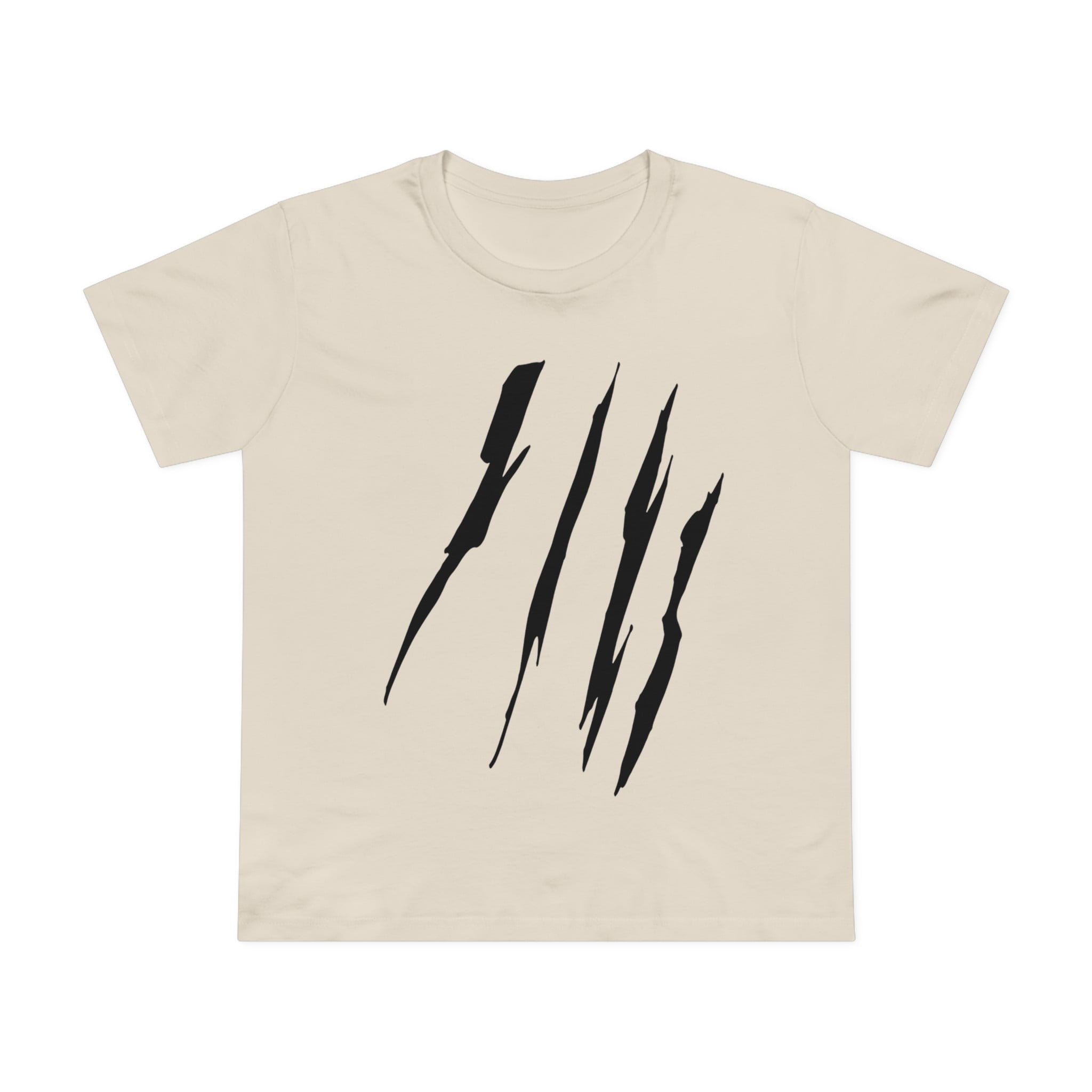 Effete Feline Claw Marks Scratch Women Maple Tee - Walmart.com