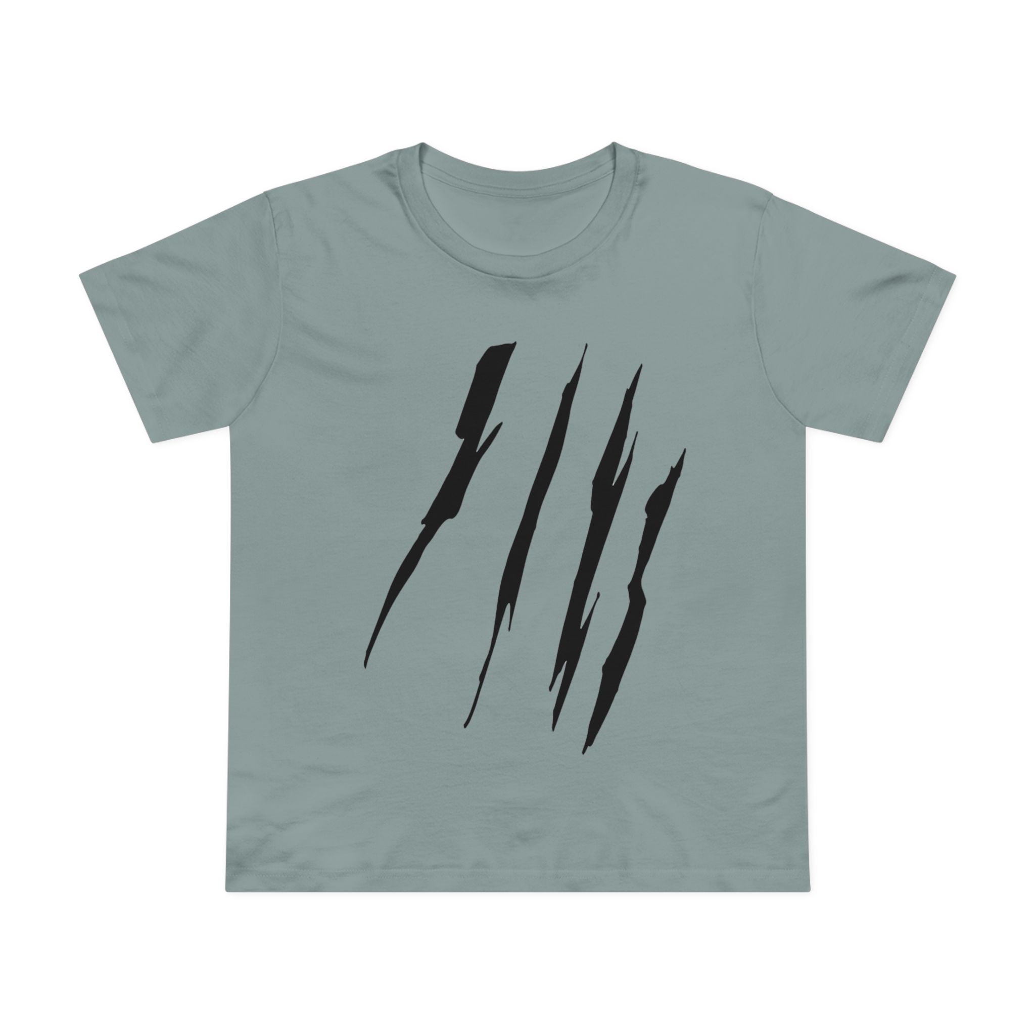 Effete Feline Claw Marks Scratch Women Maple Tee - Walmart.com