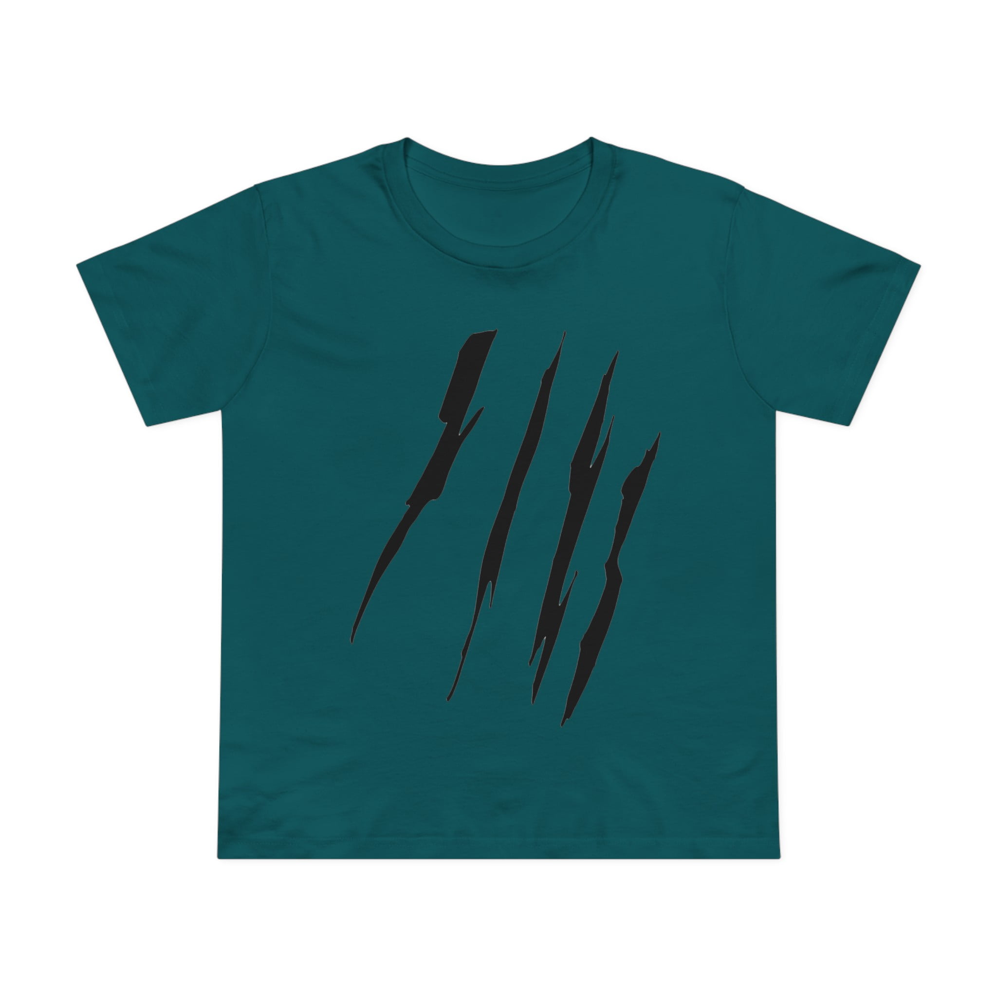 Effete Feline Claw Marks Scratch Women Maple Tee - Walmart.com