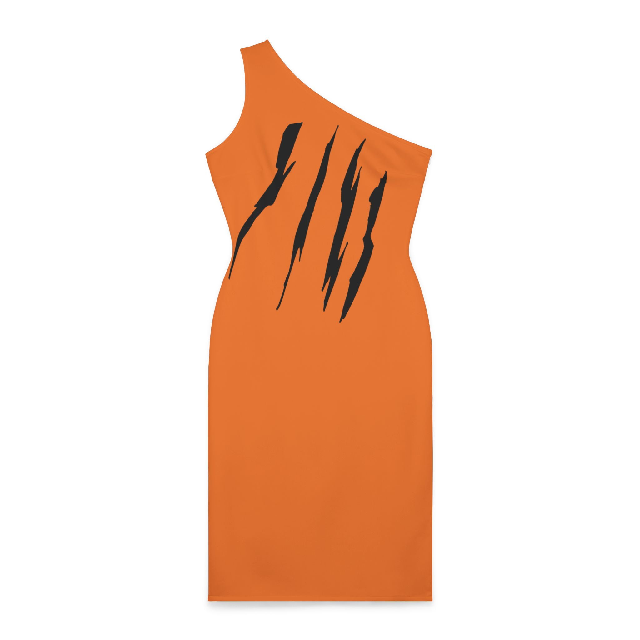 Effete Feline Claw Marks Scratch Women Shoulder Dress (AOP) - Walmart.com