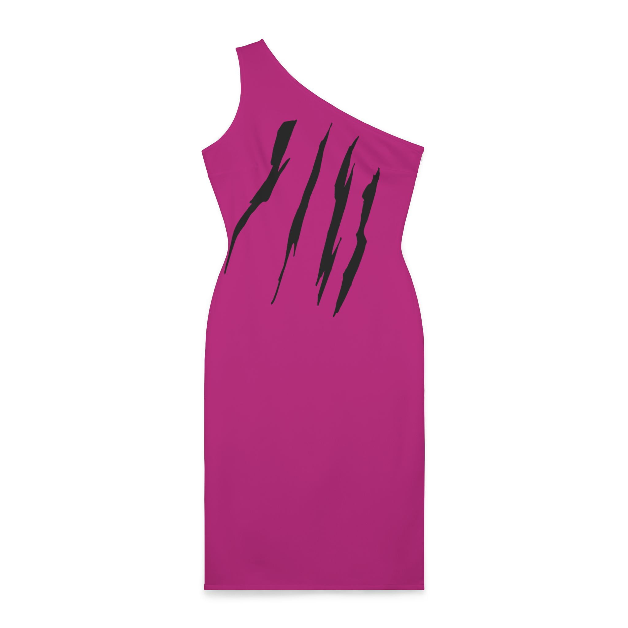 Effete Feline Claw Marks Scratch Women Shoulder Dress (AOP) - Walmart.com