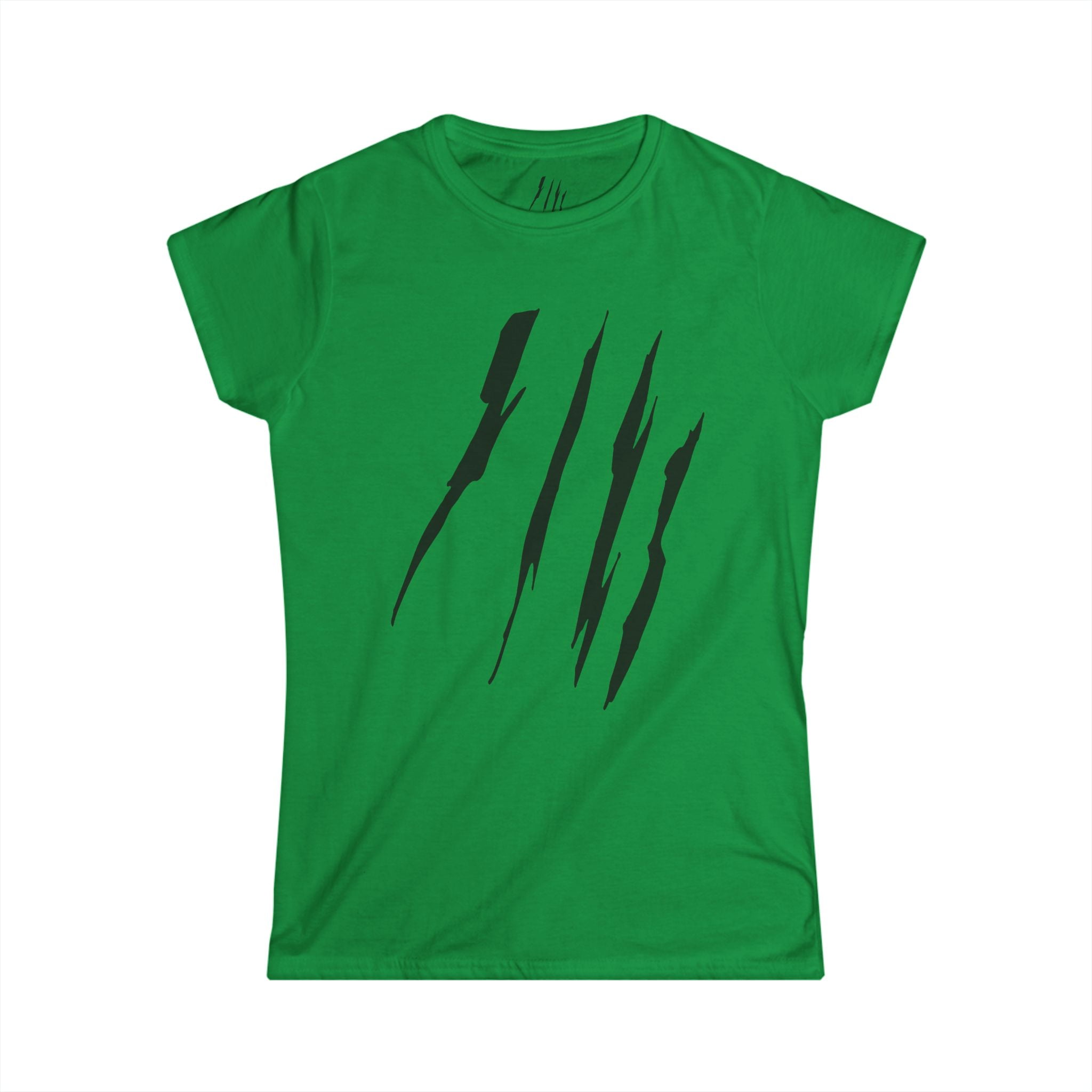 Effete Feline Claw Marks Scratch Women Softstyle Tee - Walmart.com