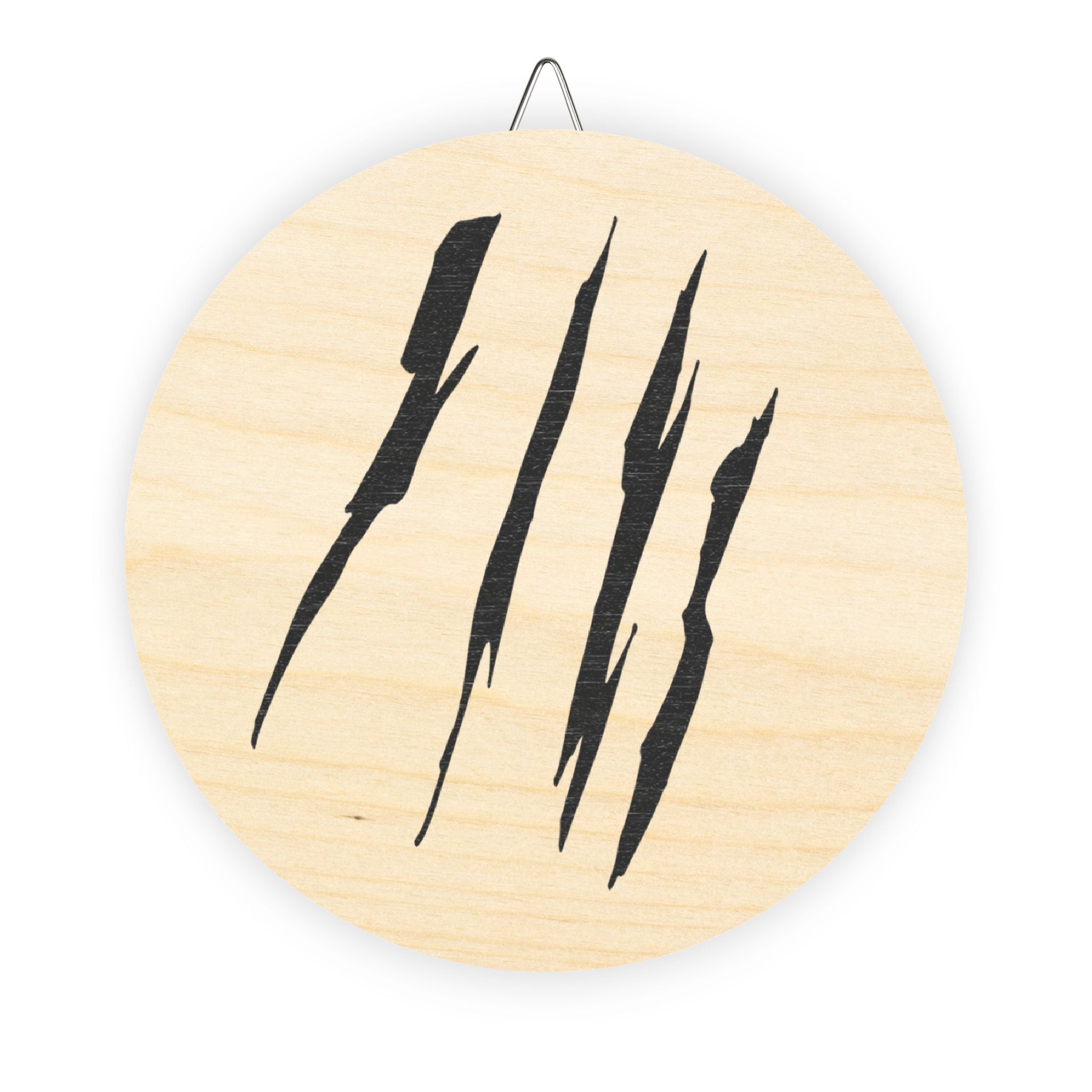 Effete Feline Claw Marks Scratch Wood Signs - Walmart.com