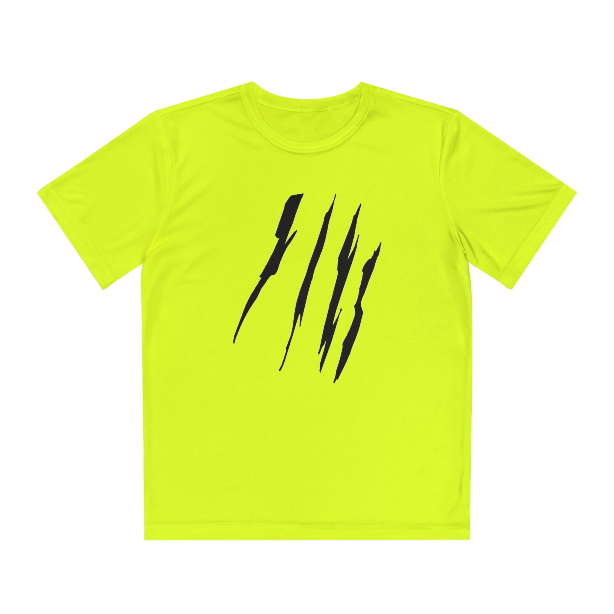 Effete Feline Claw Marks Scratch Youth Competitor Tee - Walmart.com