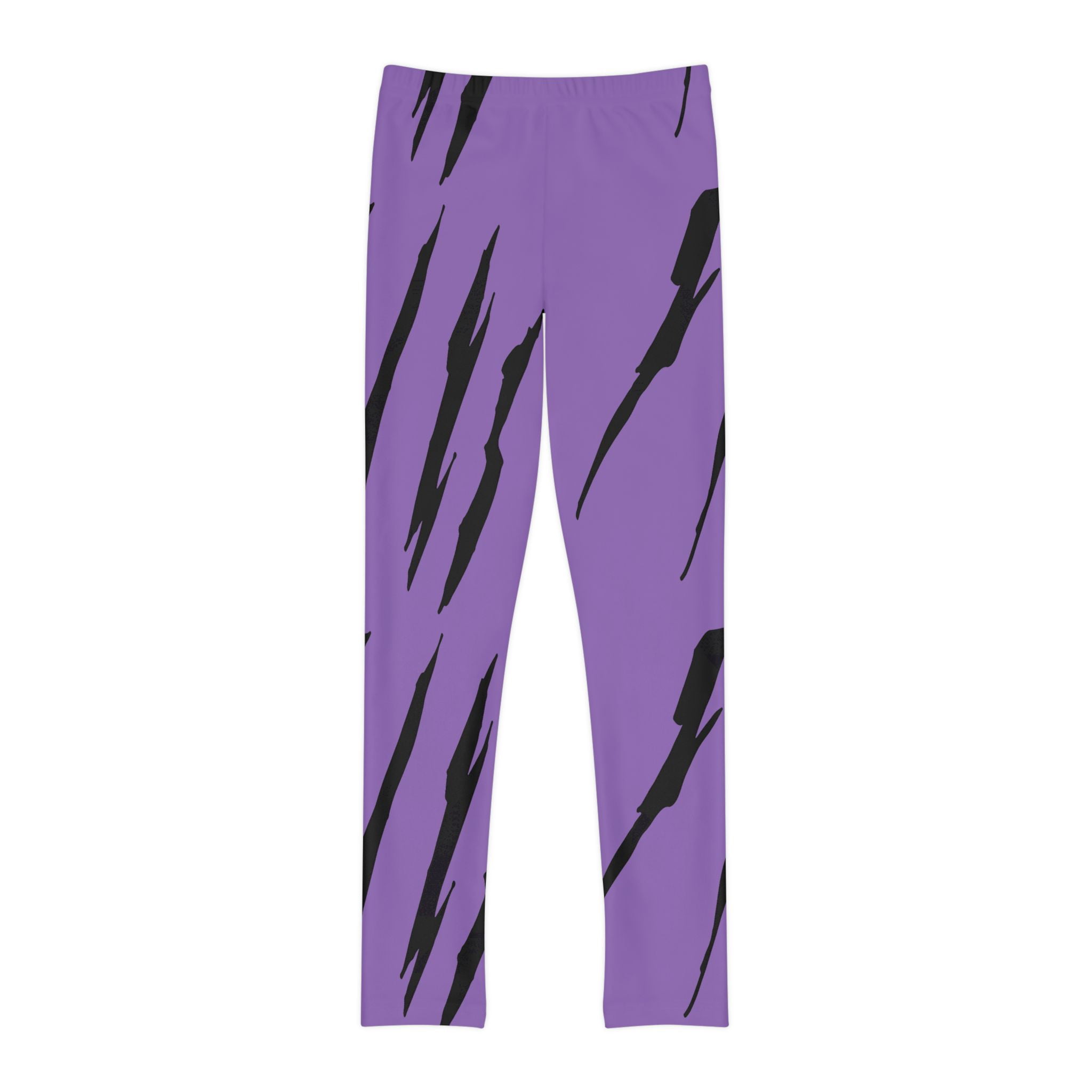 Effete Feline Claw Marks Scratch Youth Full-Length Leggings (AOP ...