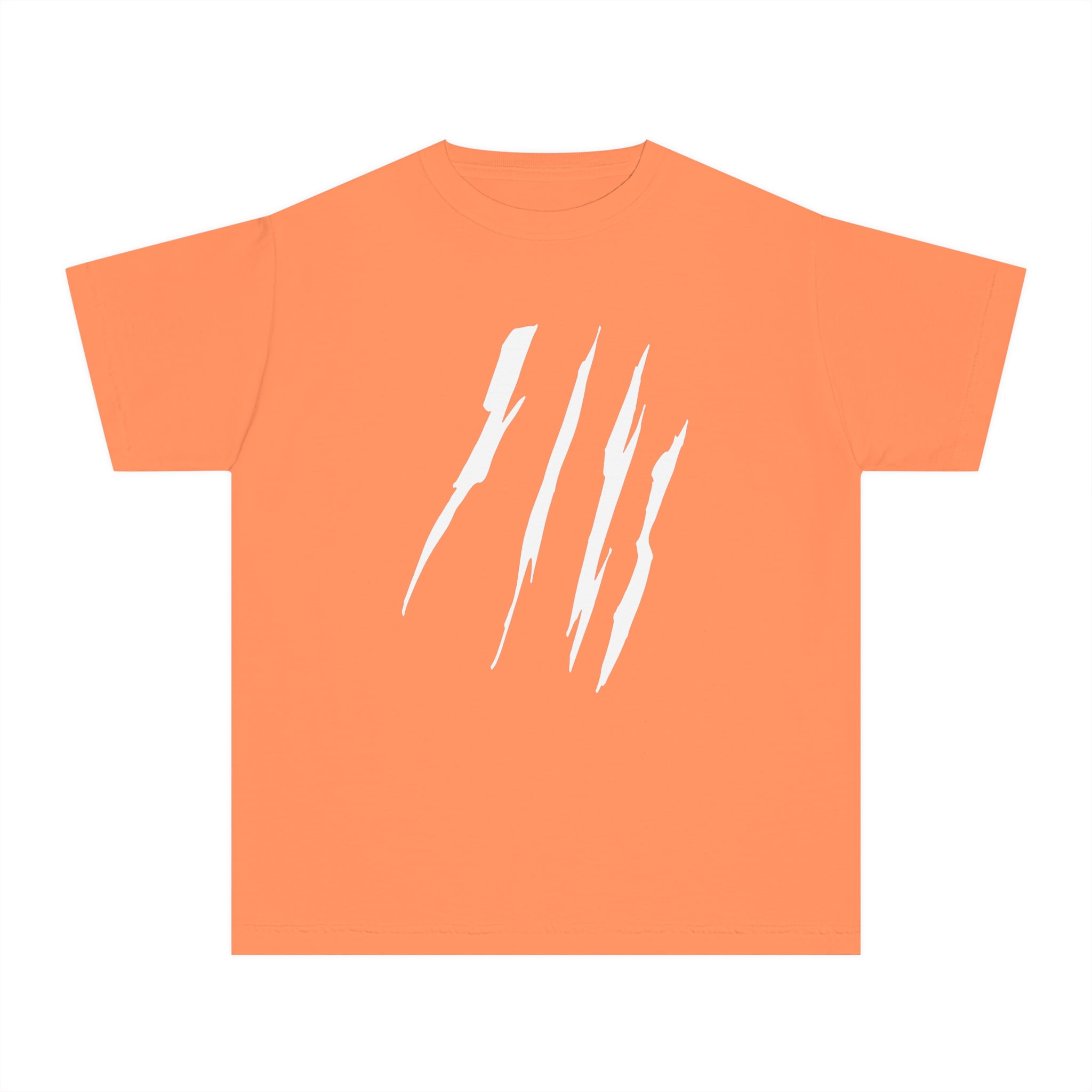 Effete Feline Claw Marks Scratch Youth Midweight Tee - Walmart.com