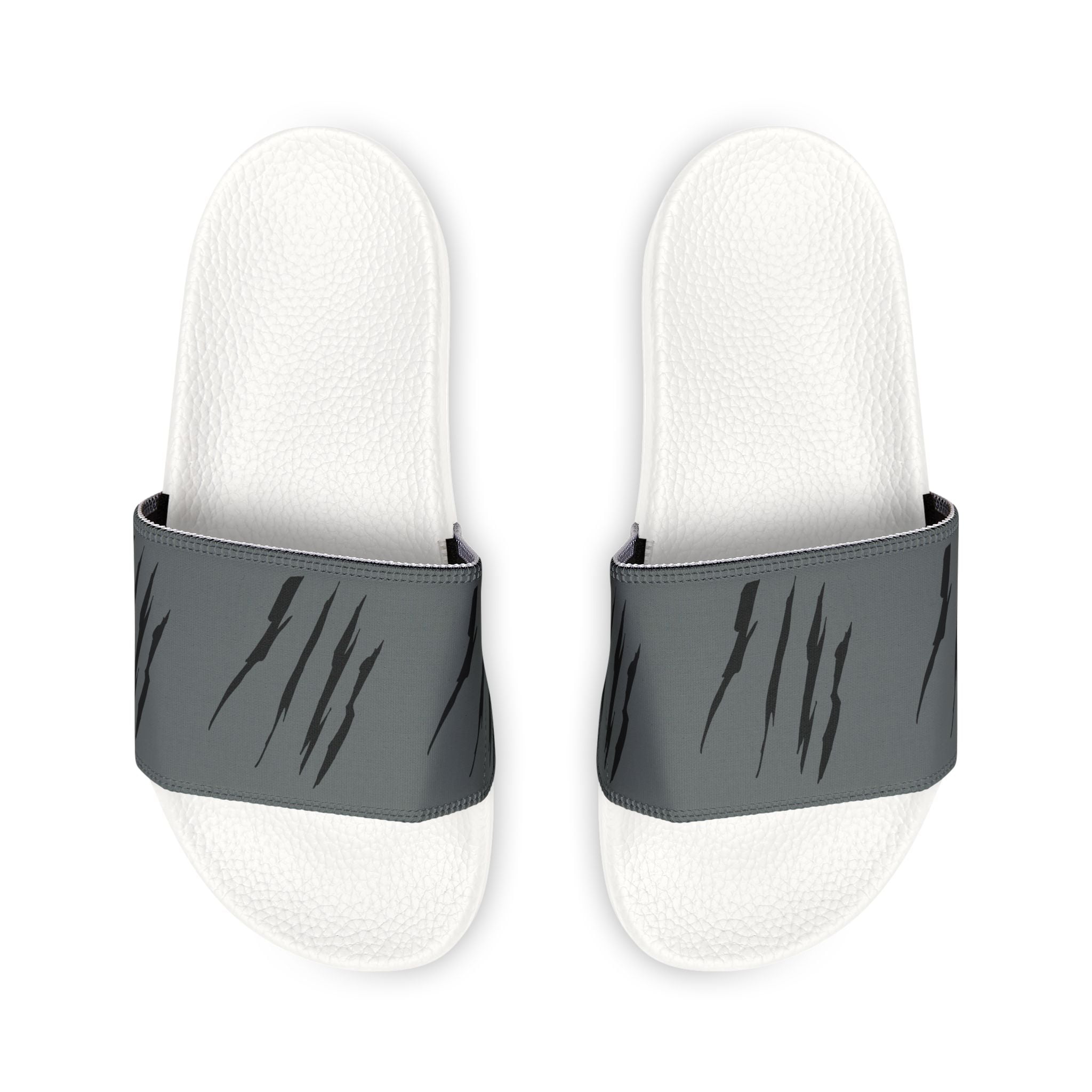 Effete Feline Claw Marks Scratch Youth Removable-Strap Sandals ...