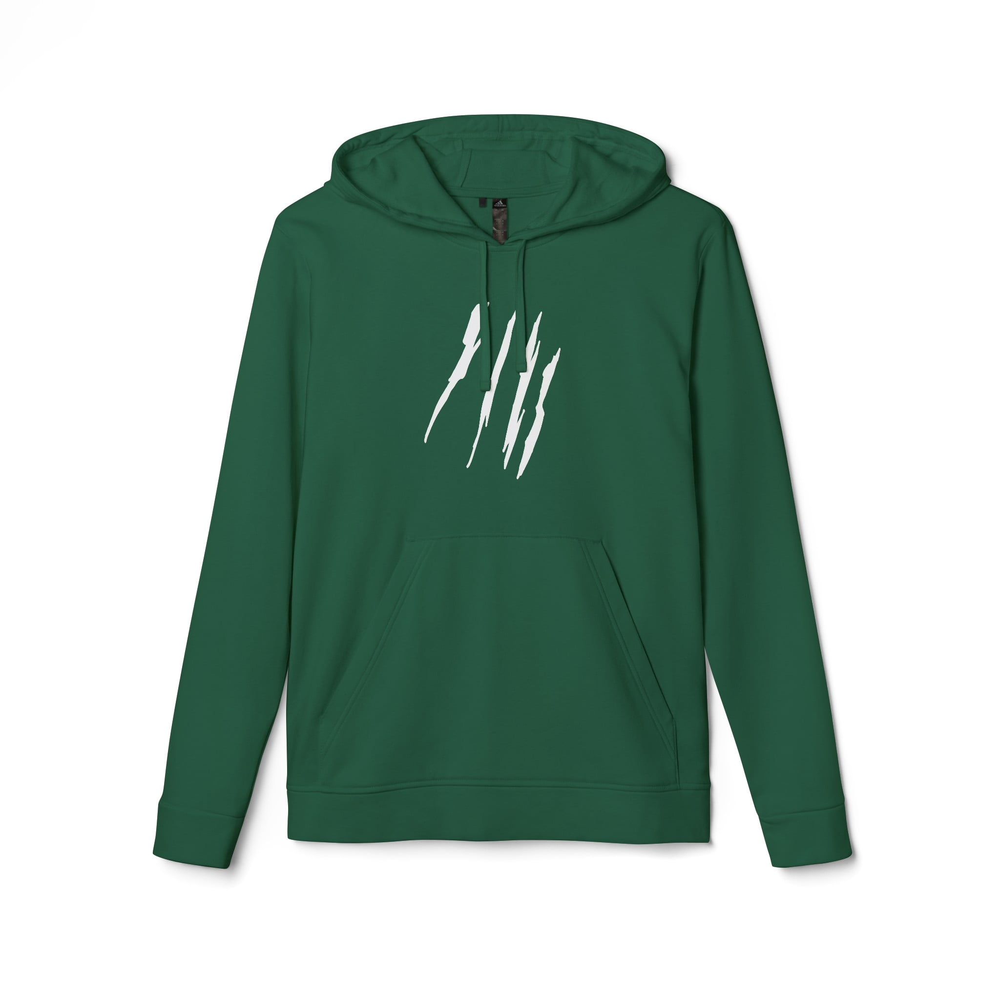 Effete Feline Claw Marks Scratch adidas® Unisex Fleece Hoodie - Walmart.com