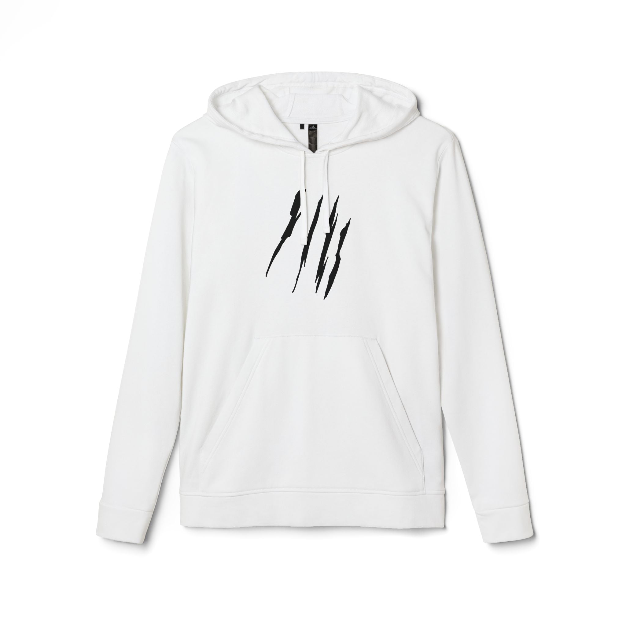 Effete Feline Claw Marks Scratch adidas® Unisex Fleece Hoodie - Walmart.com