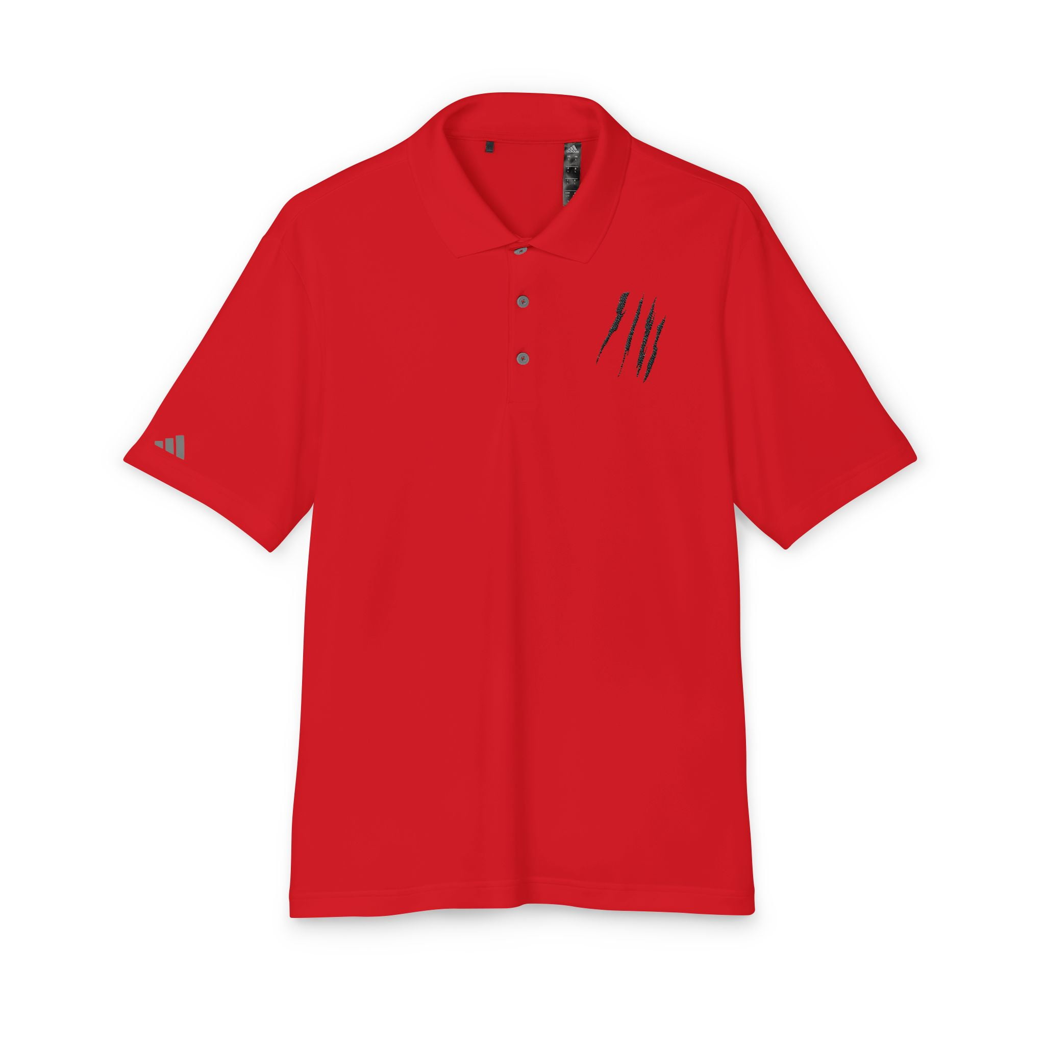 Effete Feline Claw Marks Scratch adidas® Unisex Performance Polo ...
