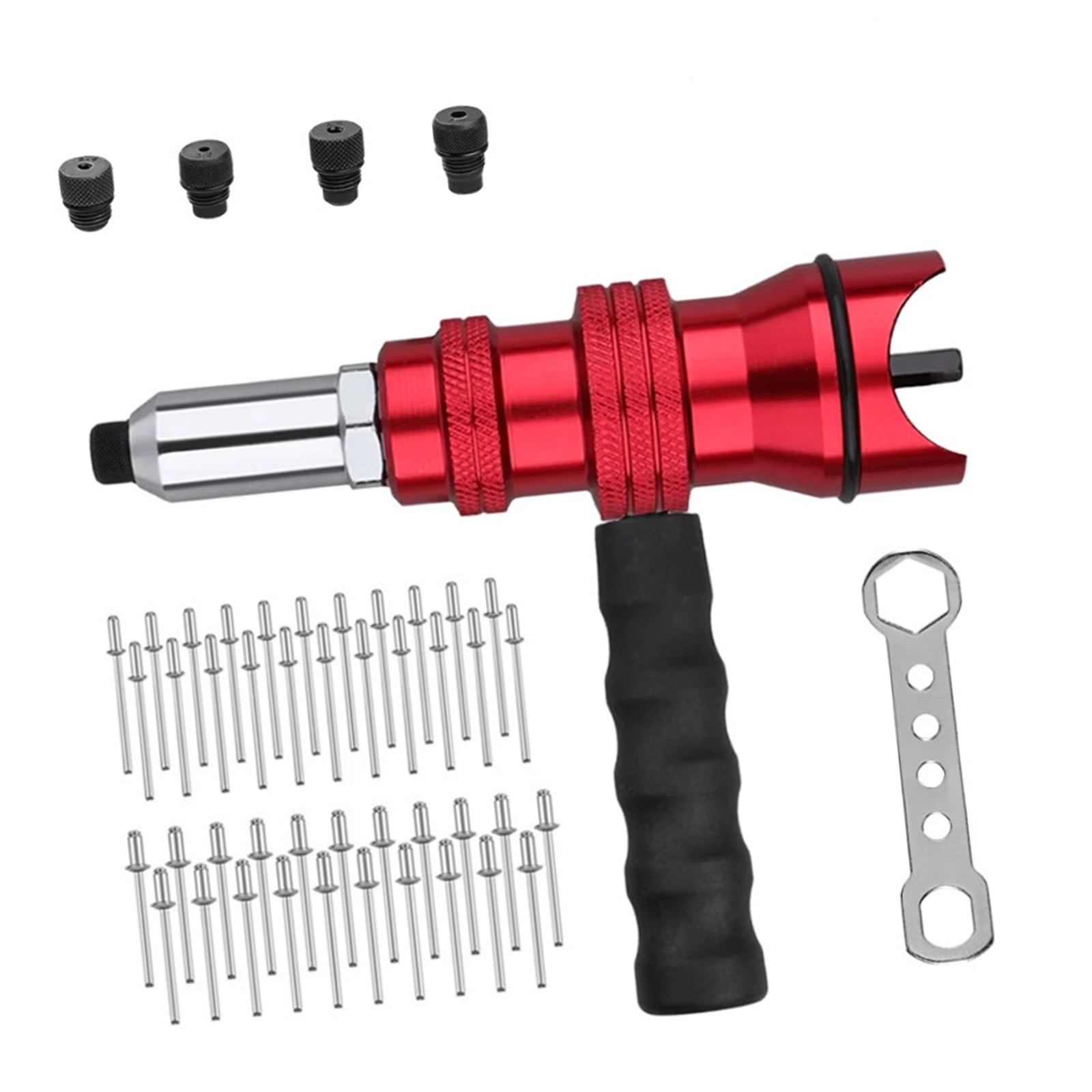 Efficiency Rivet Tool Adapter Including 100 Rivets Converts Standard ...