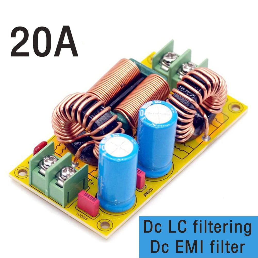 Efficient 10A 20A DC50V DC LC Filter EMI Interference Filter Compact ...