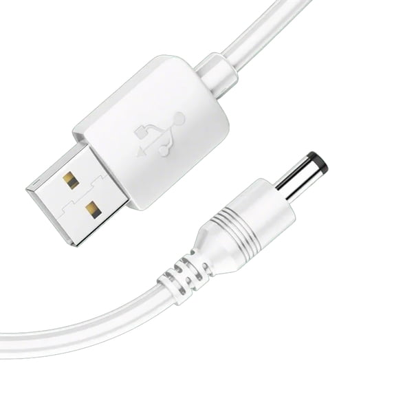 Efficient 1M USB to DC5.5x2.1mm Charging Wire Secure Connection for Fan ...